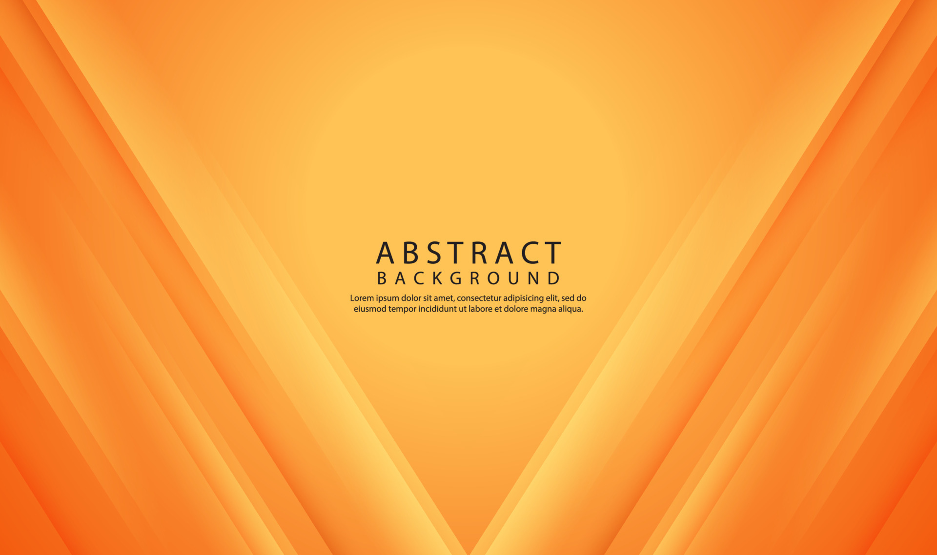 3d Orange Geometric Abstract Background Overlap Layer On Bright Space