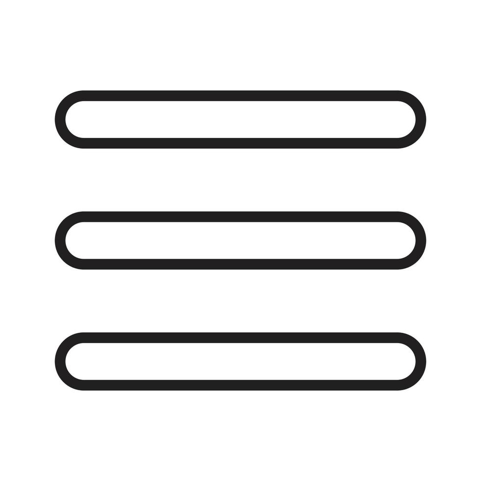 menu web vector icon for website symbol presentation 8425852 Vector Art ...