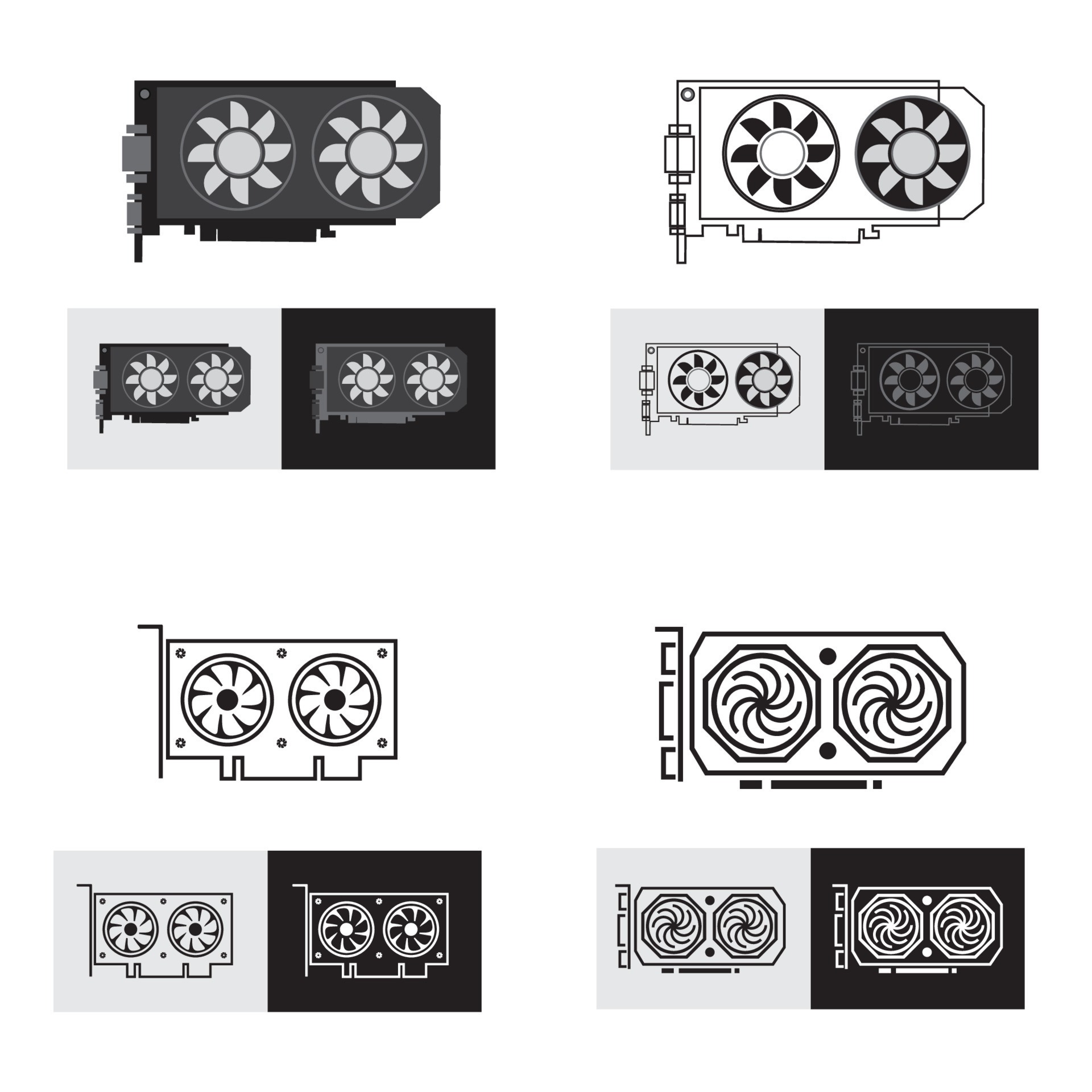 GPU Graphic Card Icon vector 8440842 Vector Art at Vecteezy GPU Graphic Card Icon vector 8440842 Vector Art at Vecteezy