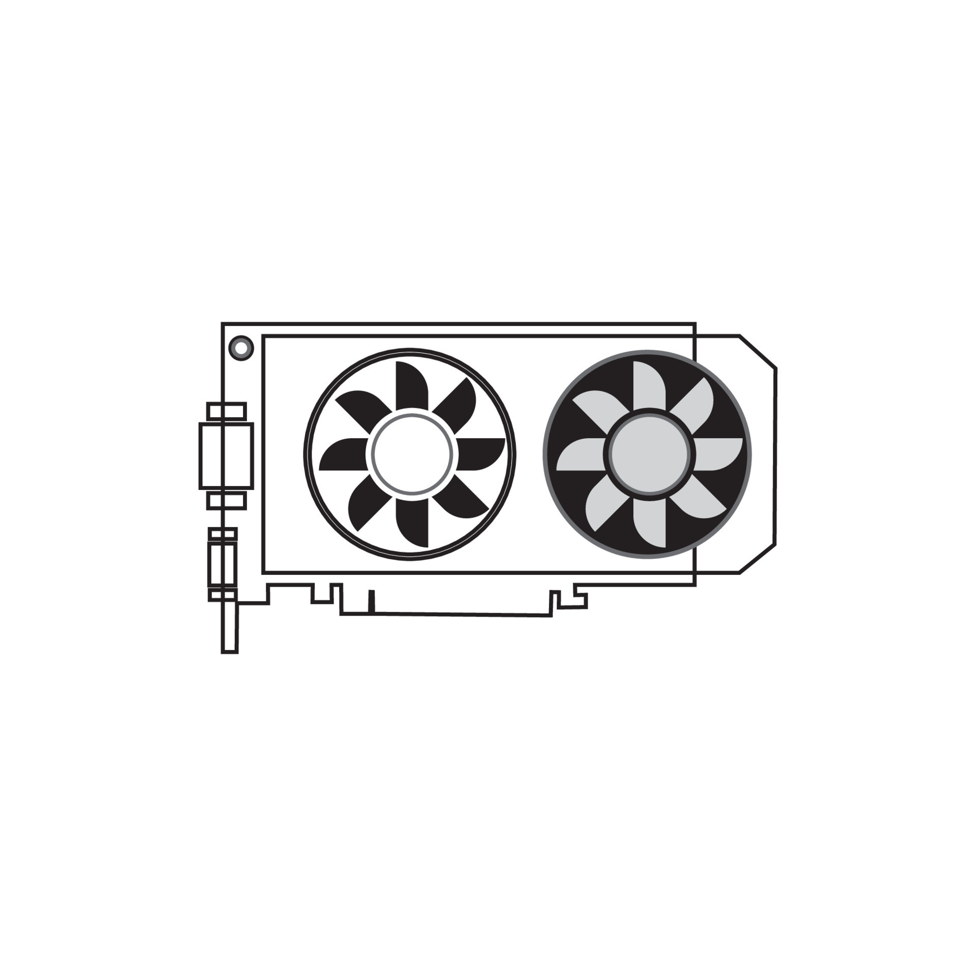 GPU Graphic Card Icon vector 8441337 Vector Art at Vecteezy GPU Graphic Card Icon vector 8441337 Vector Art at Vecteezy