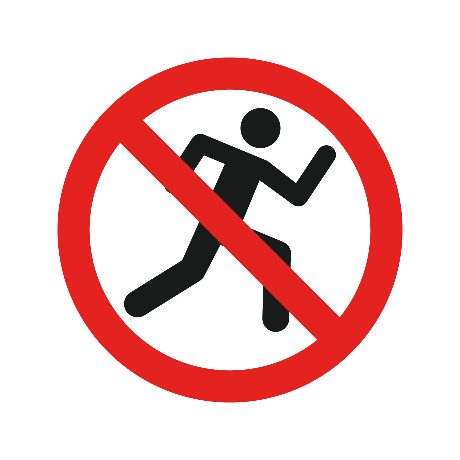 Don't Run icon flat style vector illustration 8441987 Vector Art at ... Don't Run icon flat style vector illustration 8441987 Vector Art at ...