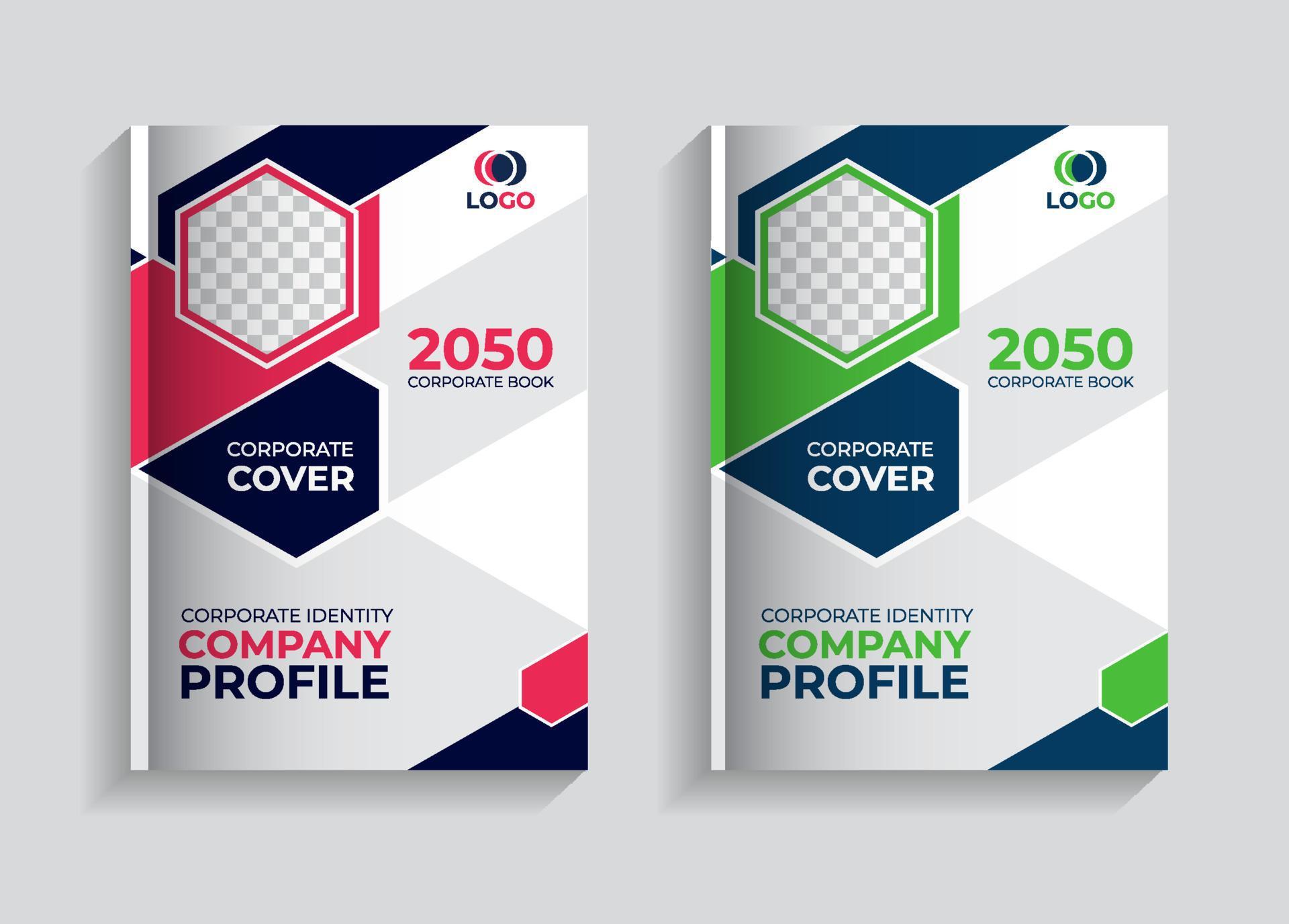 Professional corporate booklet cover design. Bi-fold brochure. magazine ...