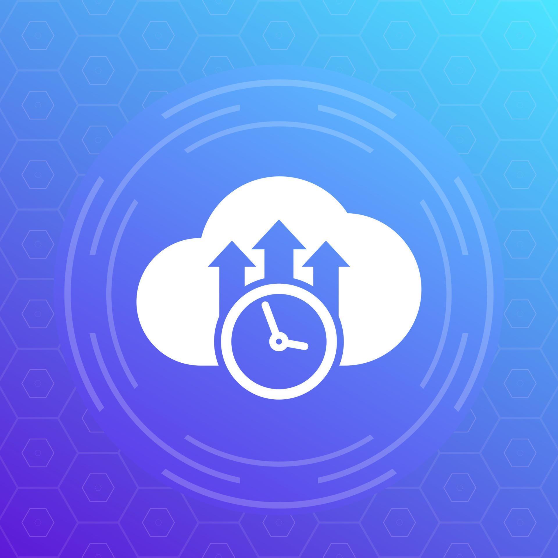 uploading time vector icon with a cloud 8450706 Vector Art at Vecteezy uploading time vector icon with a cloud 8450706 Vector Art at Vecteezy