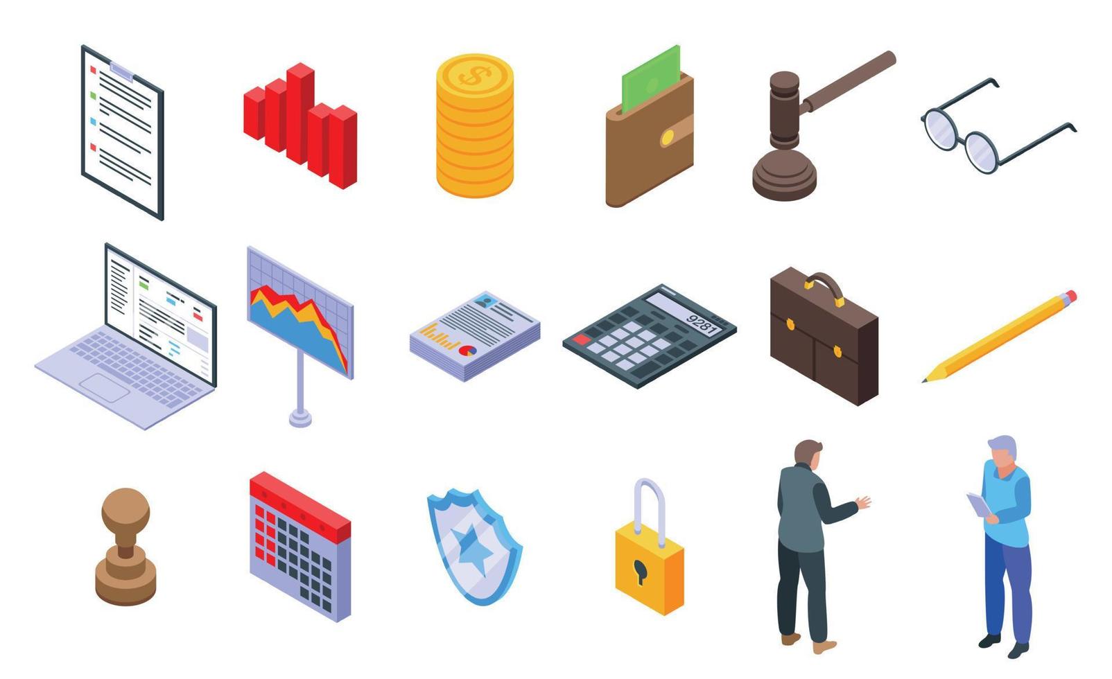 Audit icons set, isometric style 8457993 Vector Art at Vecteezy Audit icons set, isometric style 8457993 Vector Art at Vecteezy