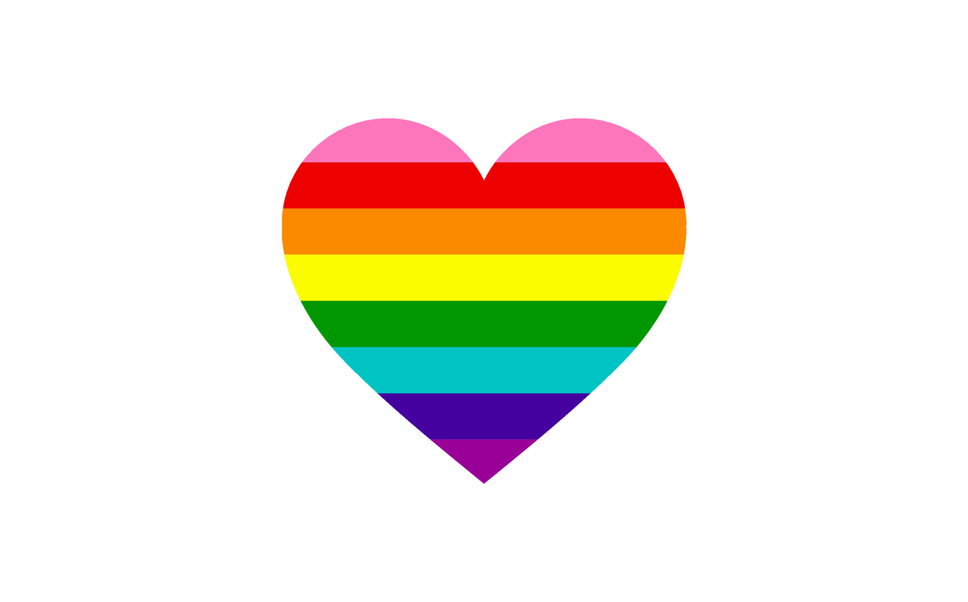 Gay Pride Rainbow Heart Shape Lgbtqia Logo Template 8458375 Vector Art