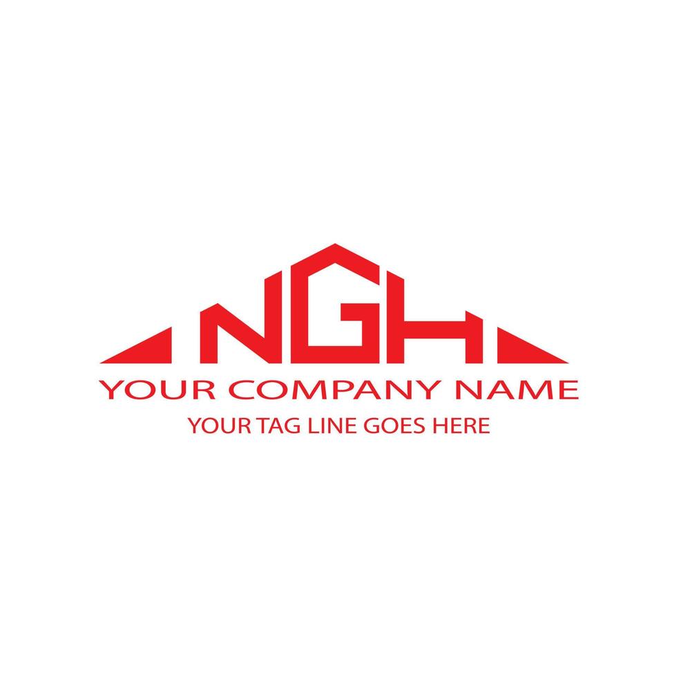 NGH letter logo creative design with vector graphic 8464105 Vector Art at Vecteezy
