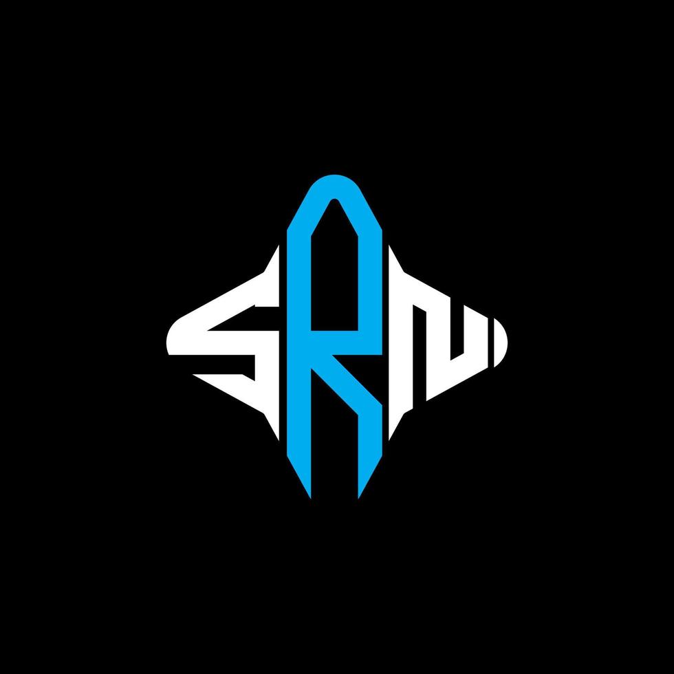 diseño creativo del logotipo de la letra srn con gráfico vectorial 8464700 Vector en Vecteezy