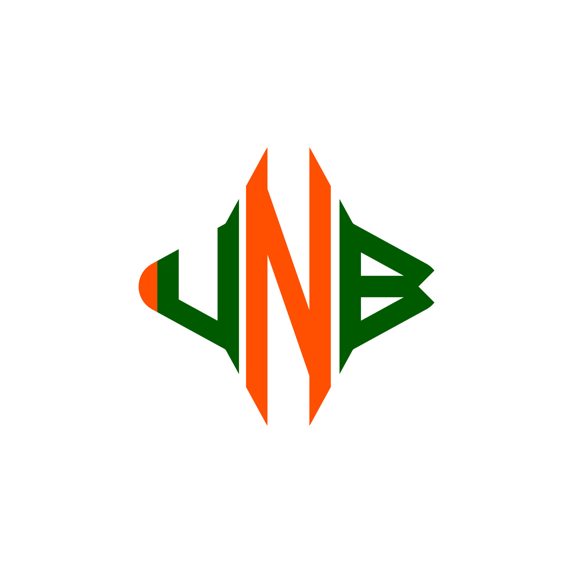 diseño creativo del logotipo de la letra unb con gráfico vectorial 8467474 Vector en Vecteezy