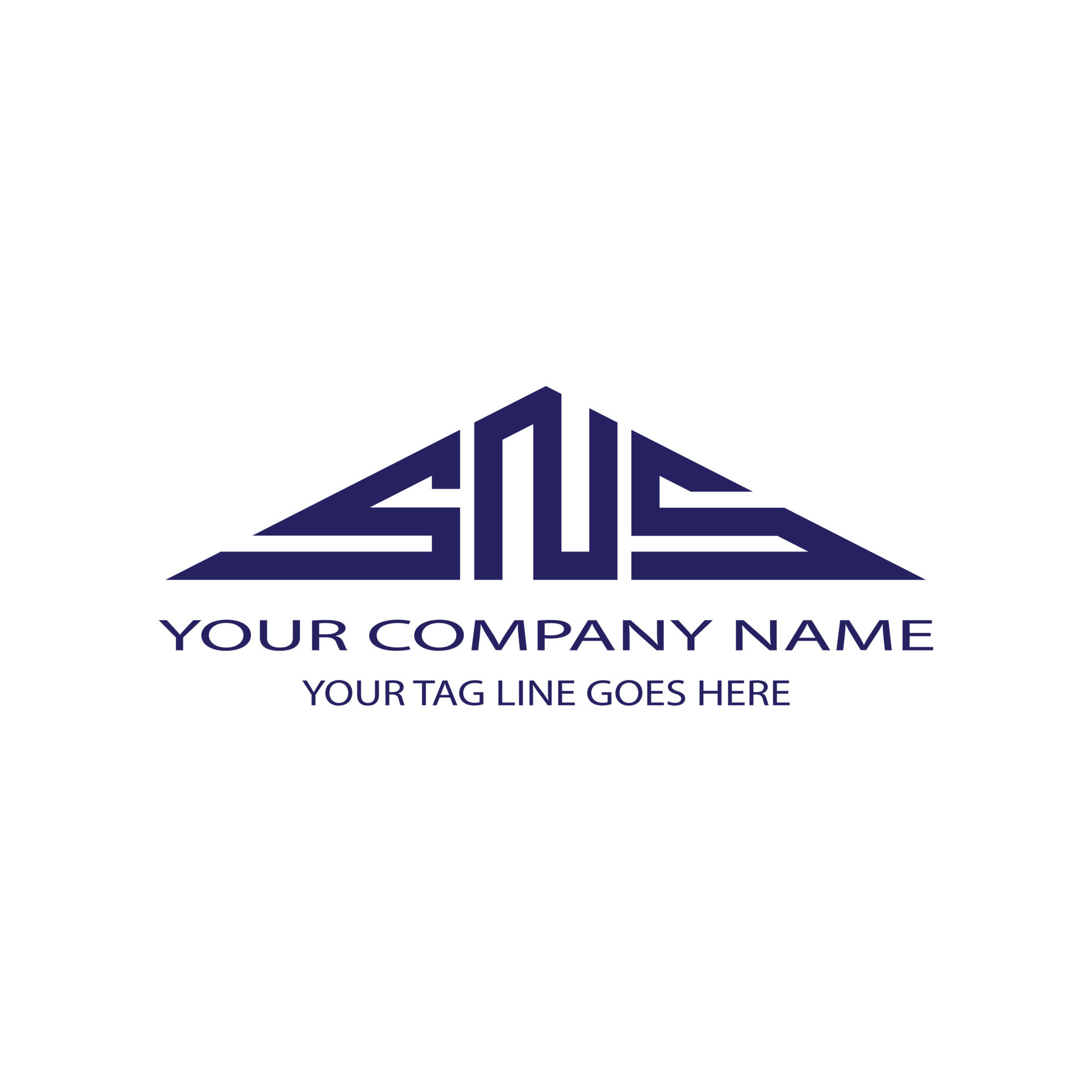 SNS letter logo creative design with vector graphic 8467600 Vector Art at Vecteezy