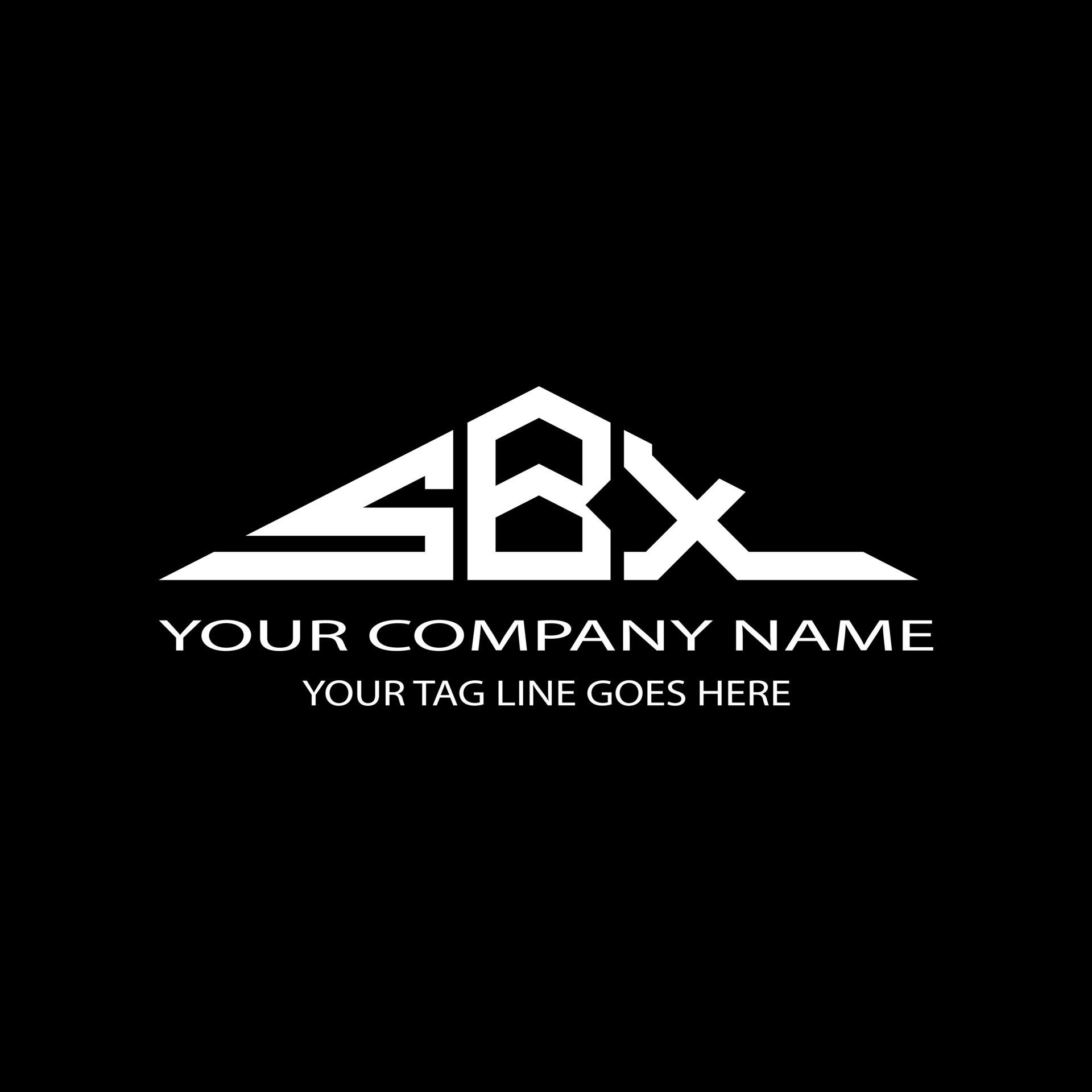 SBX letter logo creative design with vector graphic 8467695 Vector Art at Vecteezy