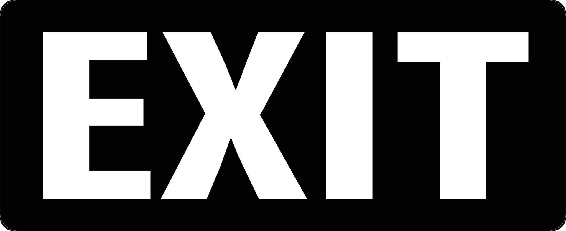 exit icon on white background. exit sign. flat style. 8467990 Vector ...