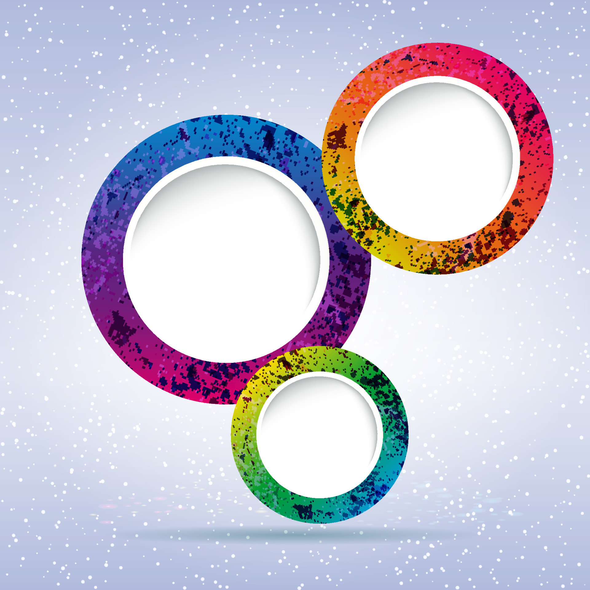 abstract background with round frames. 8468721 Vector Art at Vecteezy