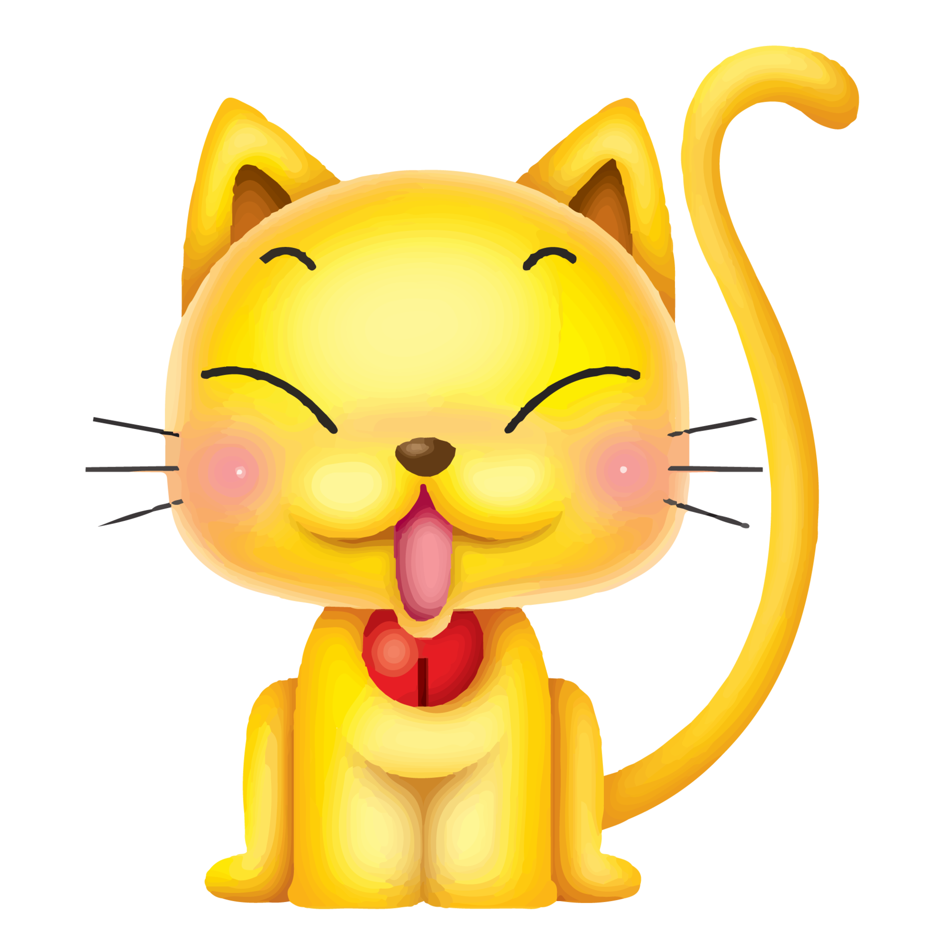 Cat Cute Character Cartoon Illustration Clipart Drawing Kawaii Anime
