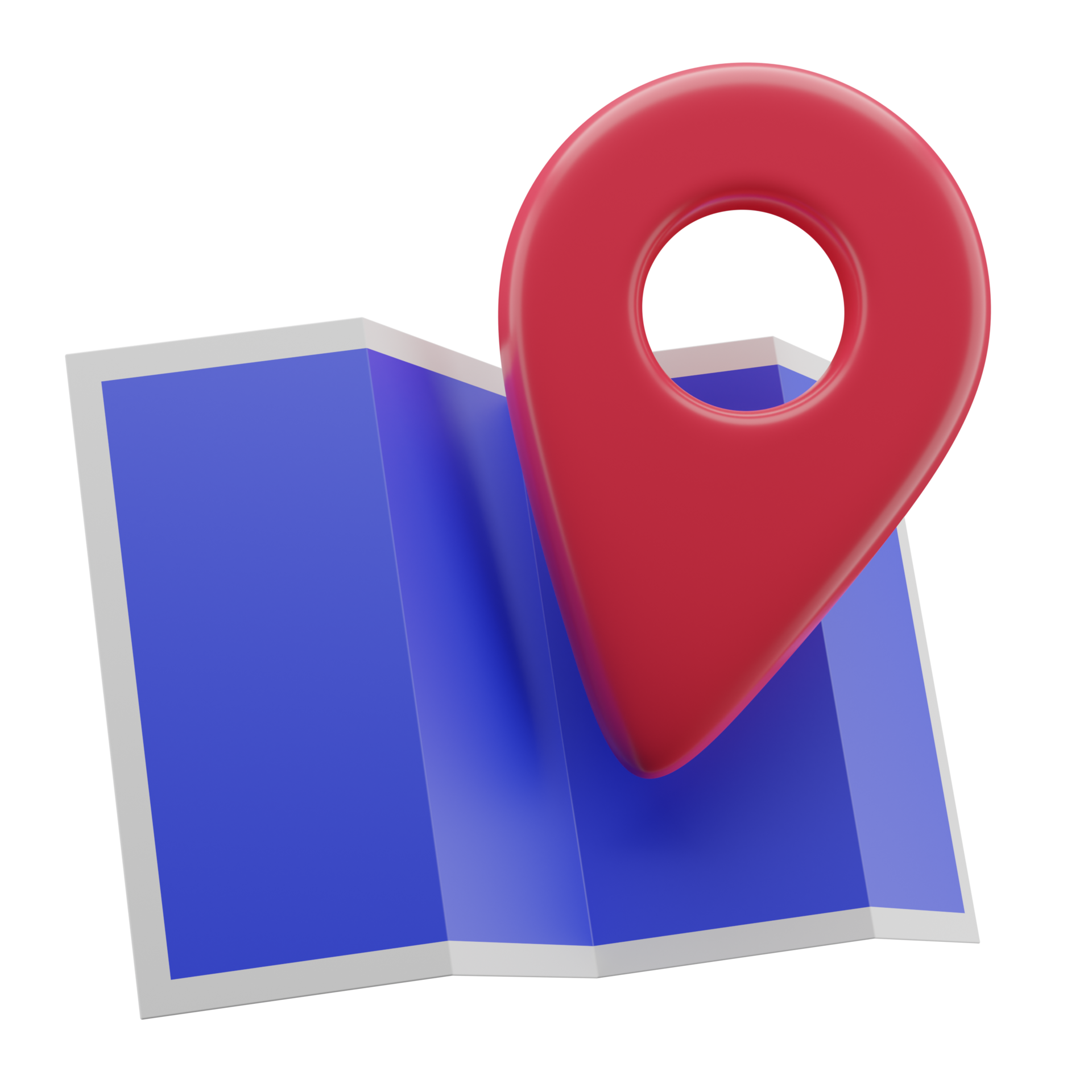 3D blue map with red pinpoint icon 8470416 PNG 3D blue map with red pinpoint icon 8470416 PNG