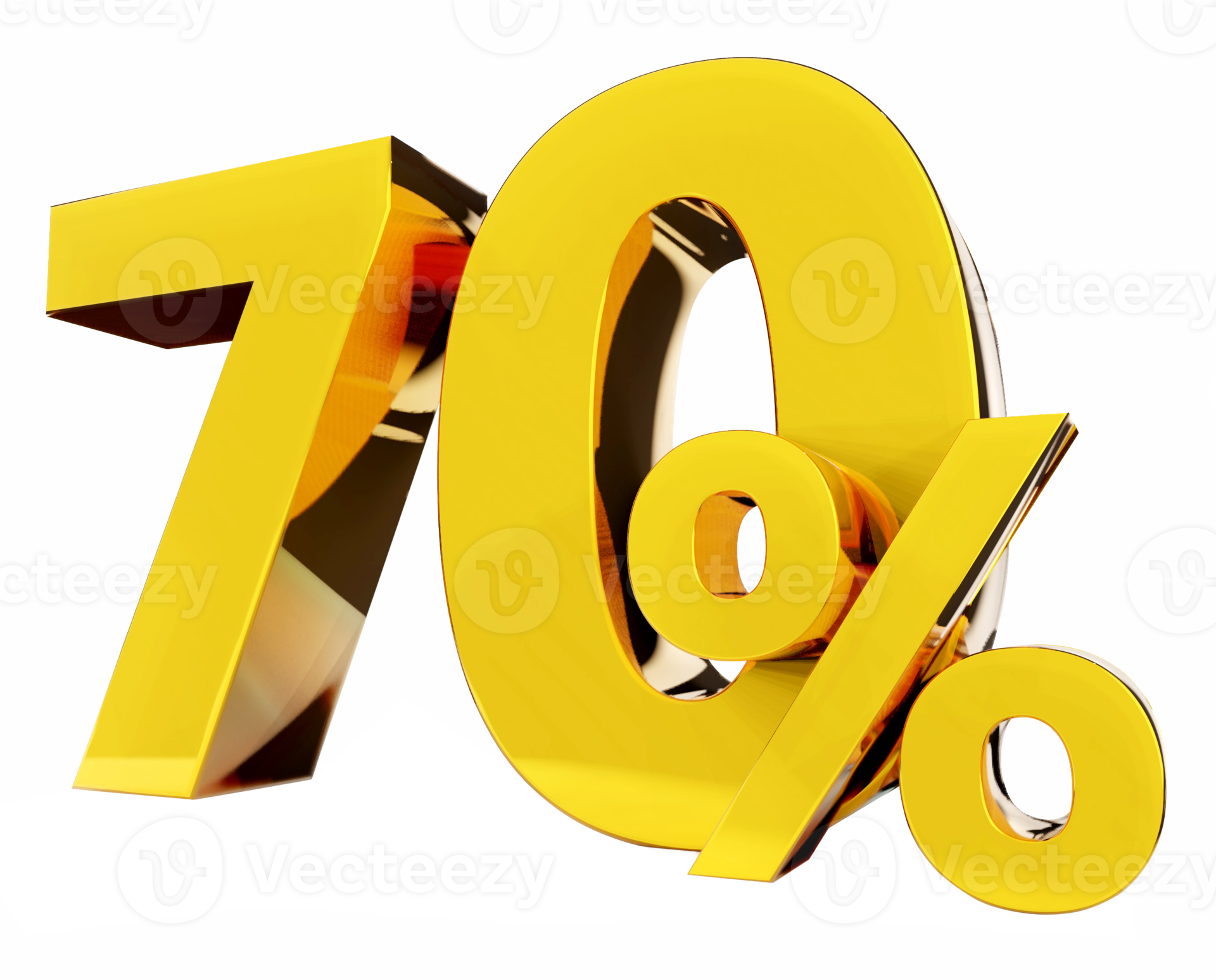70 Percent Golden Symbol 3D Render 8478251 PNG 70-percent-golden-symbol-3d-render-8478251-png