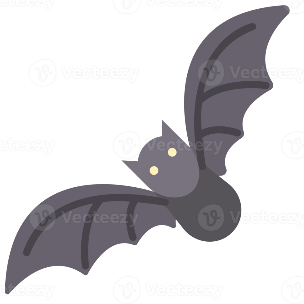 Bat icon flat style 8481805 PNG