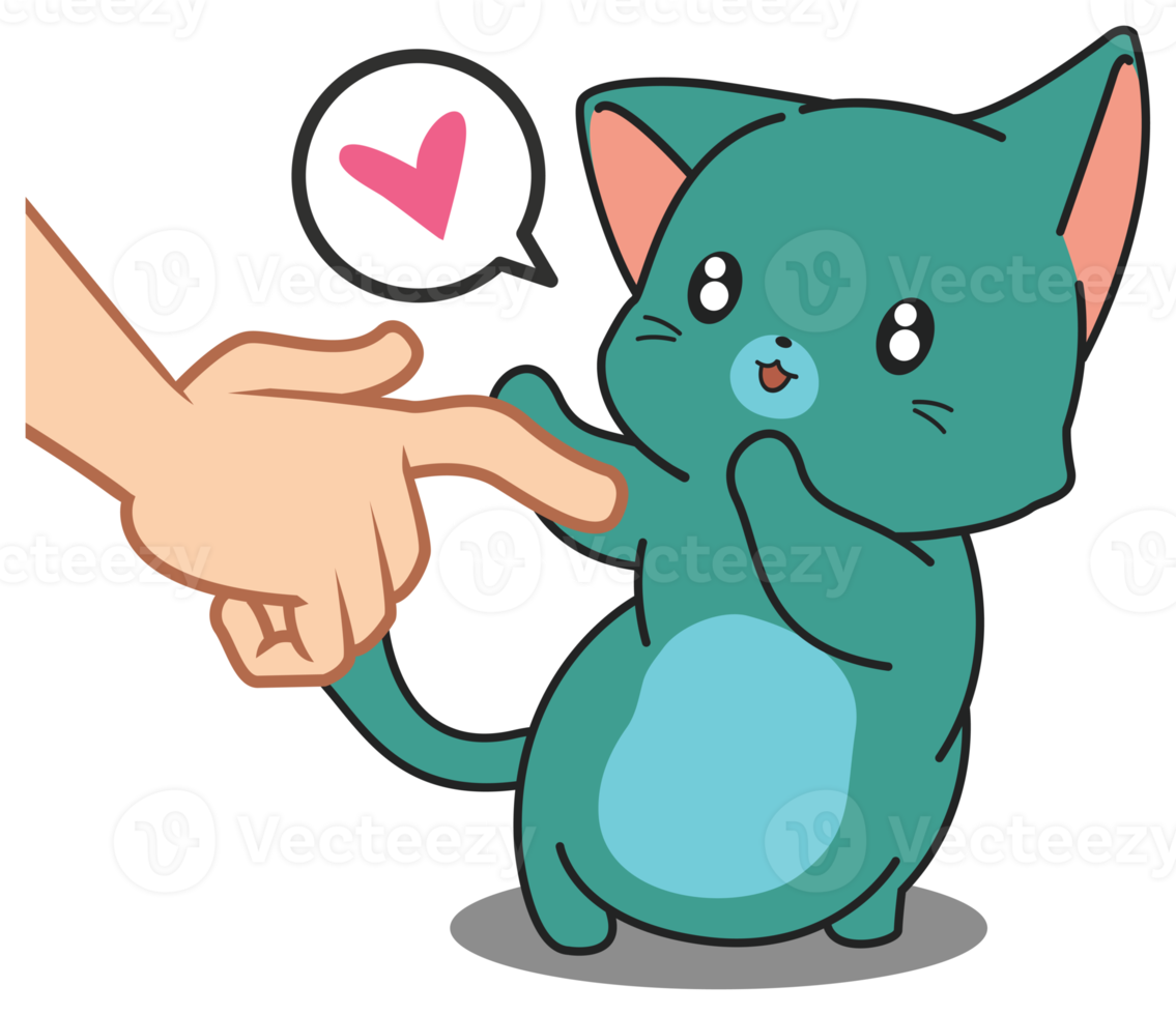 Etiqueta Engomada Divertida Del Personaje Del Gato 8482111 Png