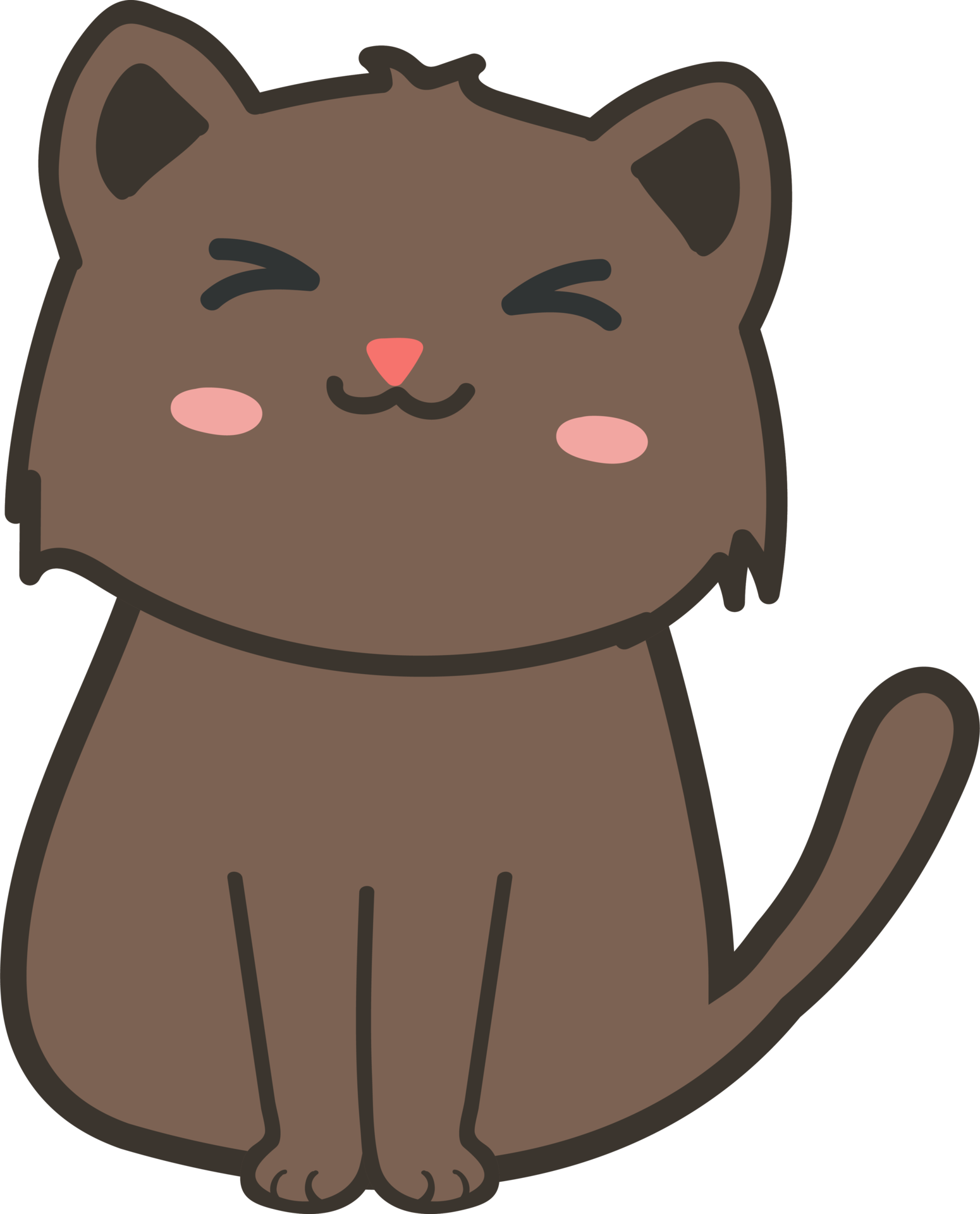 Cute Cat Cartoon Kitty 8483972 Png