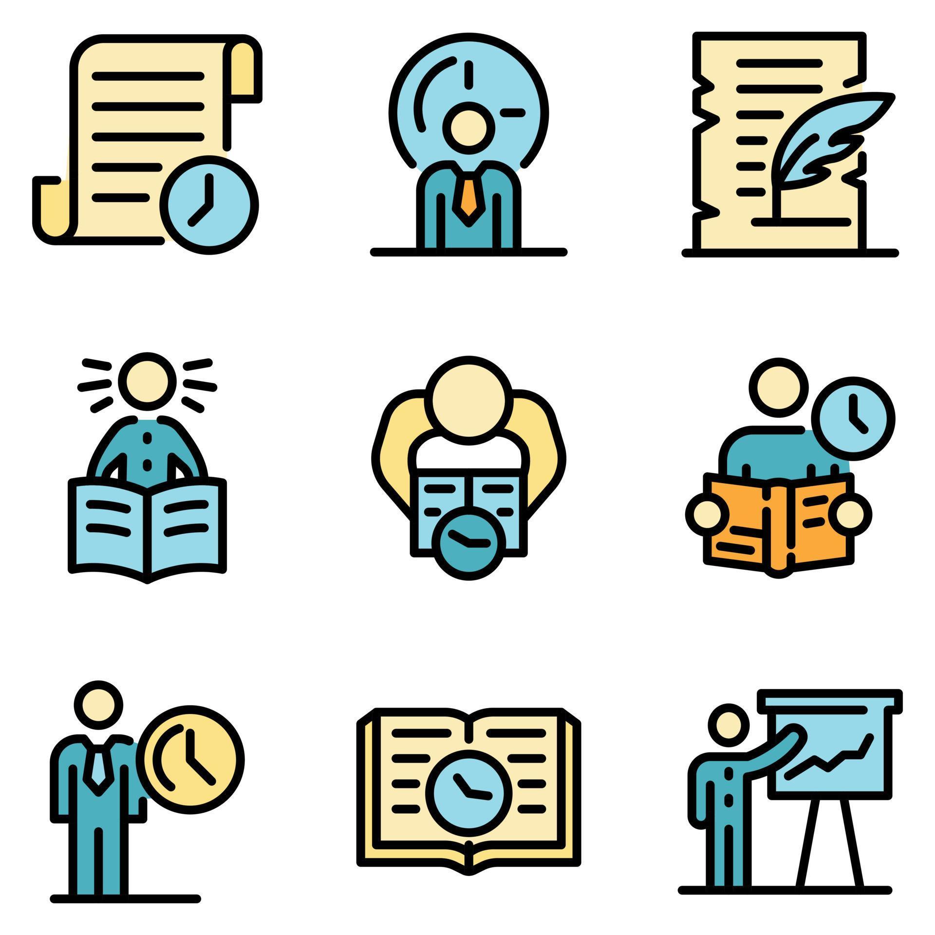 Historian icons set vector flat 8491078 Vector Art at Vecteezy Historian icons set vector flat 8491078 Vector Art at Vecteezy