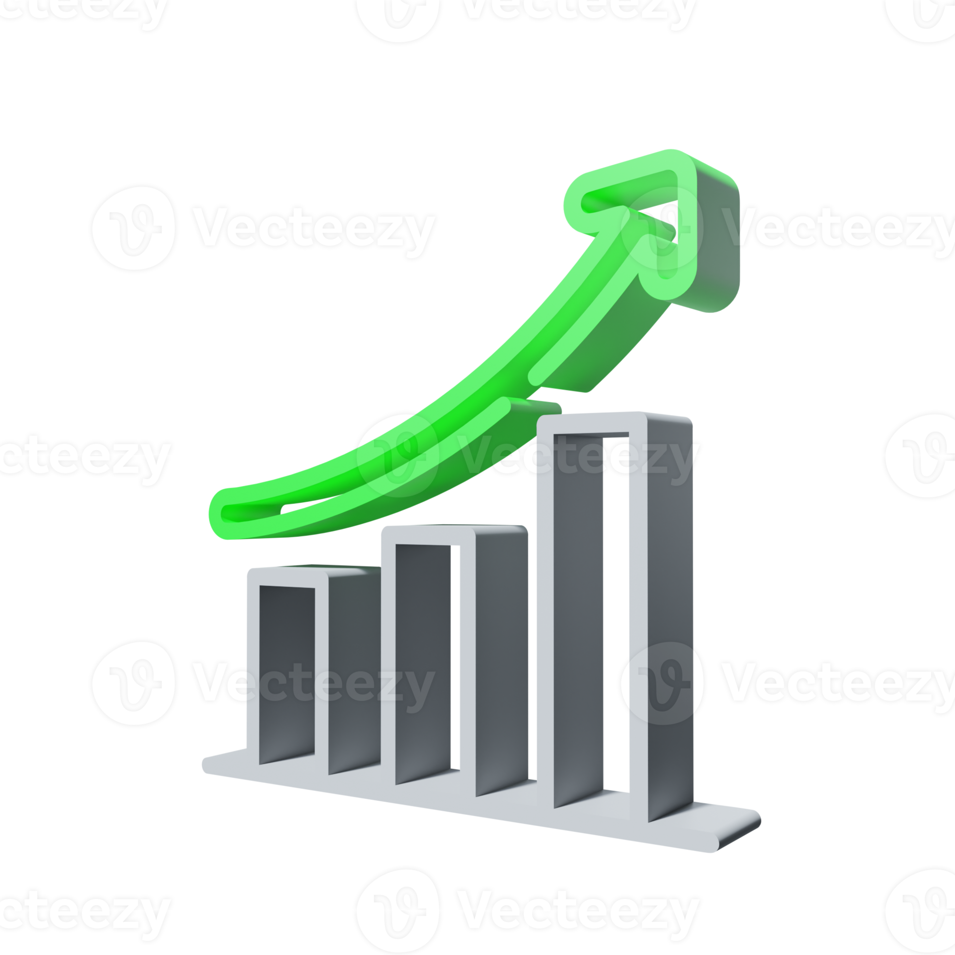 3D Icon Graph PNG Transparent. 8493989 PNG