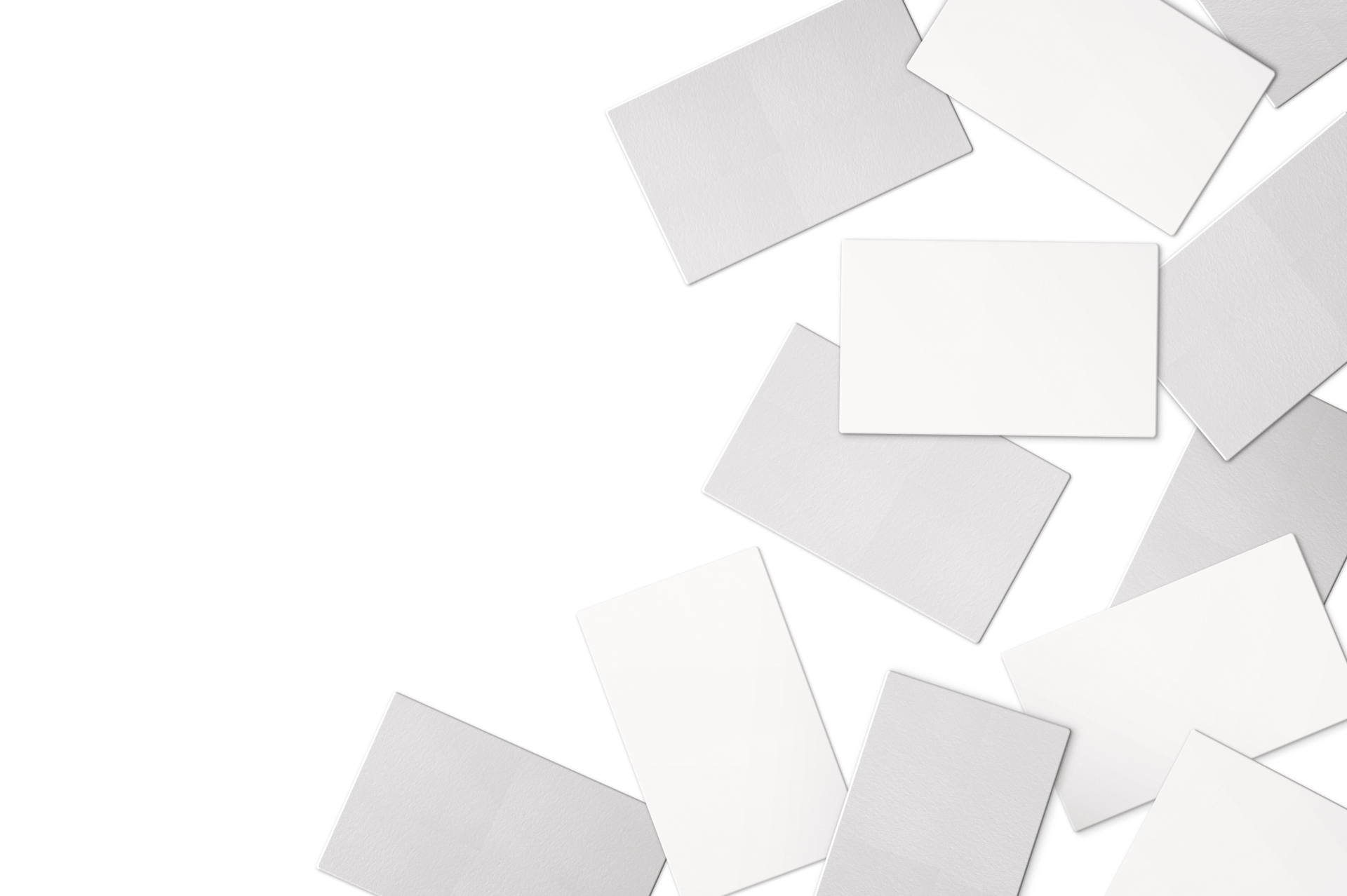 Isolated Disordered Business Cards 8494479 PNG