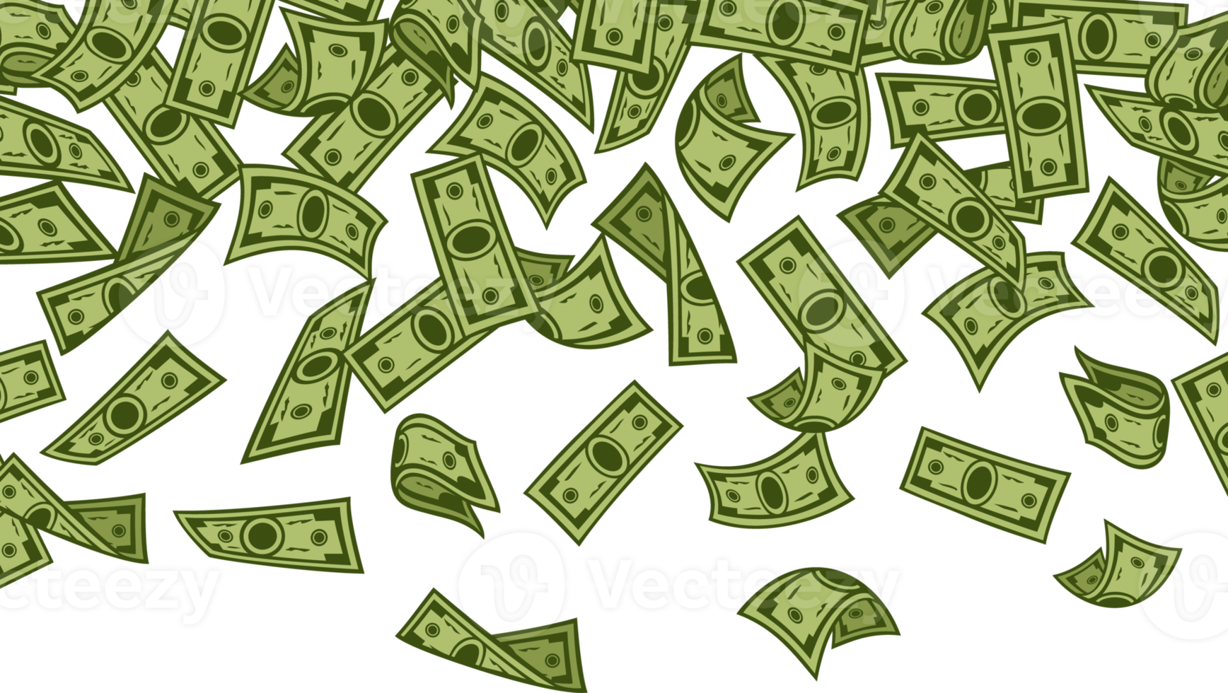 Money Falling PNGs for Free Download