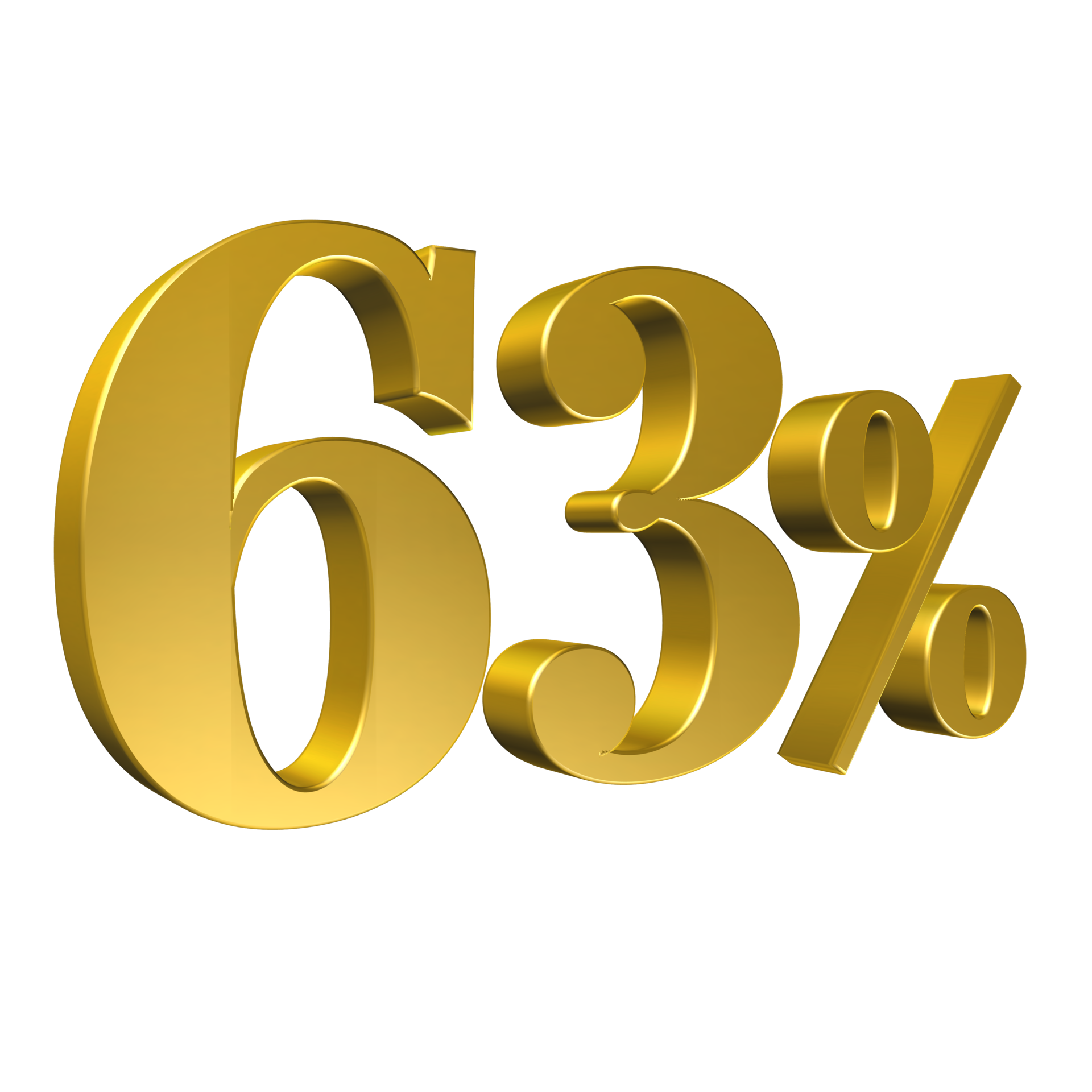 63 Per Cento Oro Numero Sessantatre Rendering 3d 8506533 PNG 63 Per Cento Oro Numero Sessantatre Rendering 3d 8506533 PNG