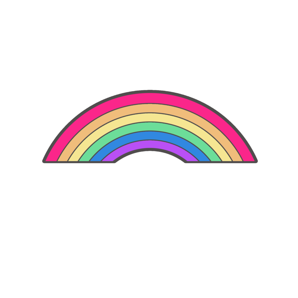Rainbow Cartoon PNGs for Free Download