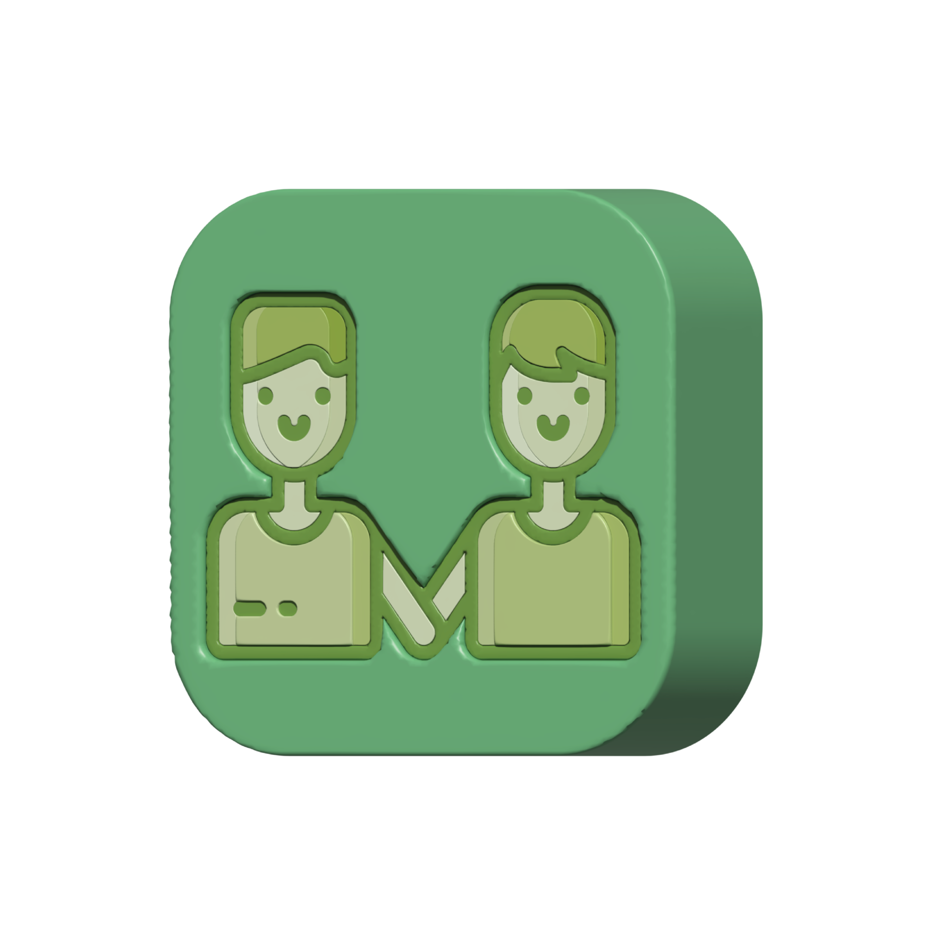 Free Couple Design Illustration Png 3d Style 8513256 Png With