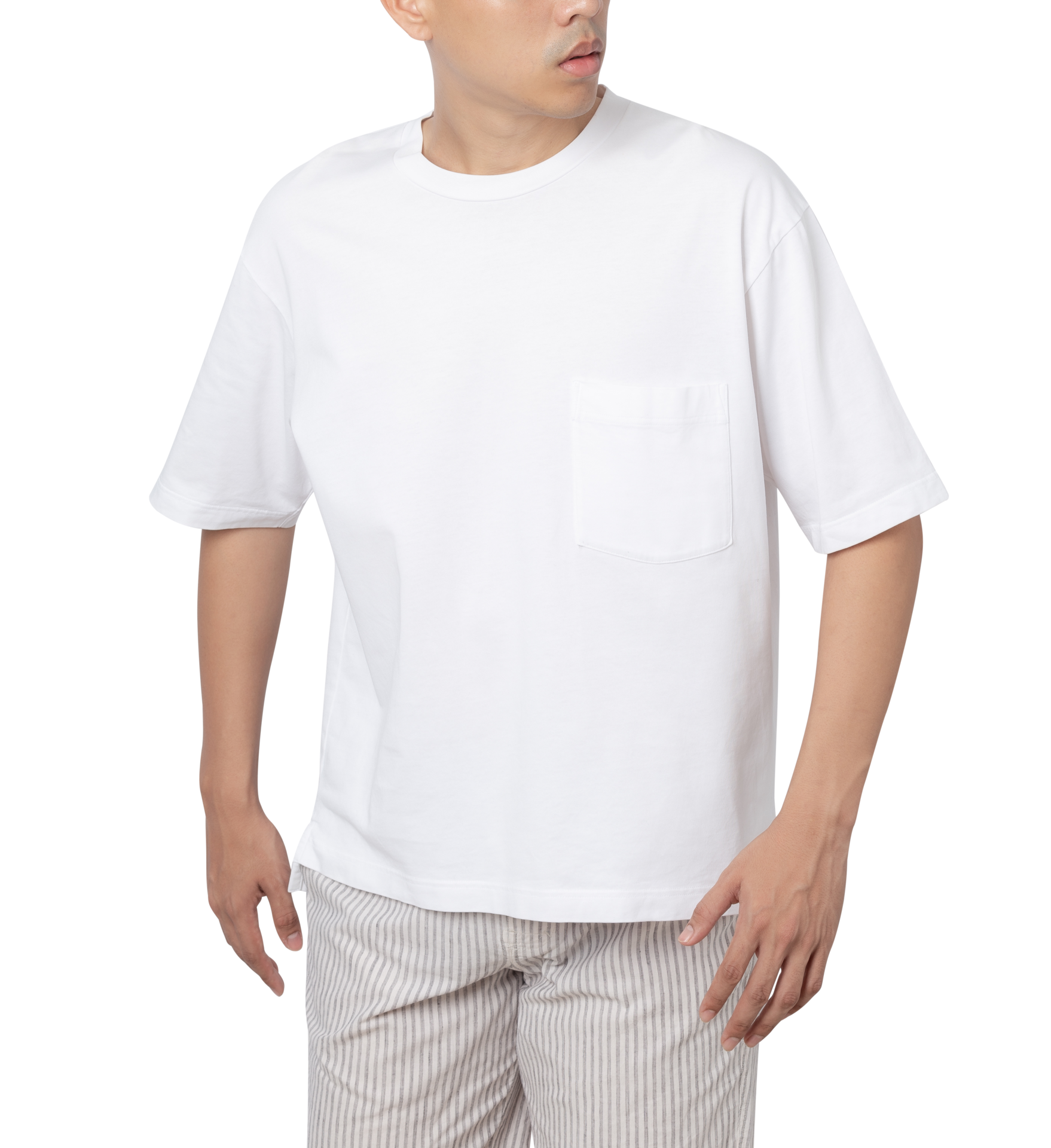 Young man in oversize T shirt mockup cutout, Png file 8514596 PNG Young man in oversize T shirt mockup cutout, Png file 8514596 PNG