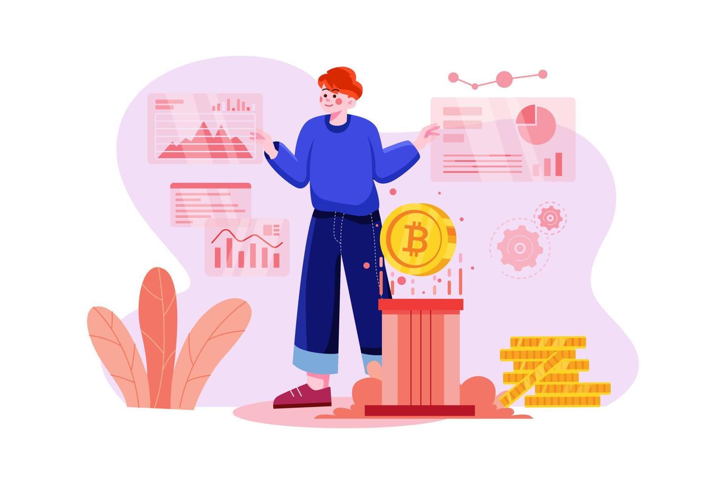 Crypto Data Analysis Flat Illustrations Concept 8517013 Vector Art at ... Crypto Data Analysis Flat Illustrations Concept 8517013 Vector Art at ...