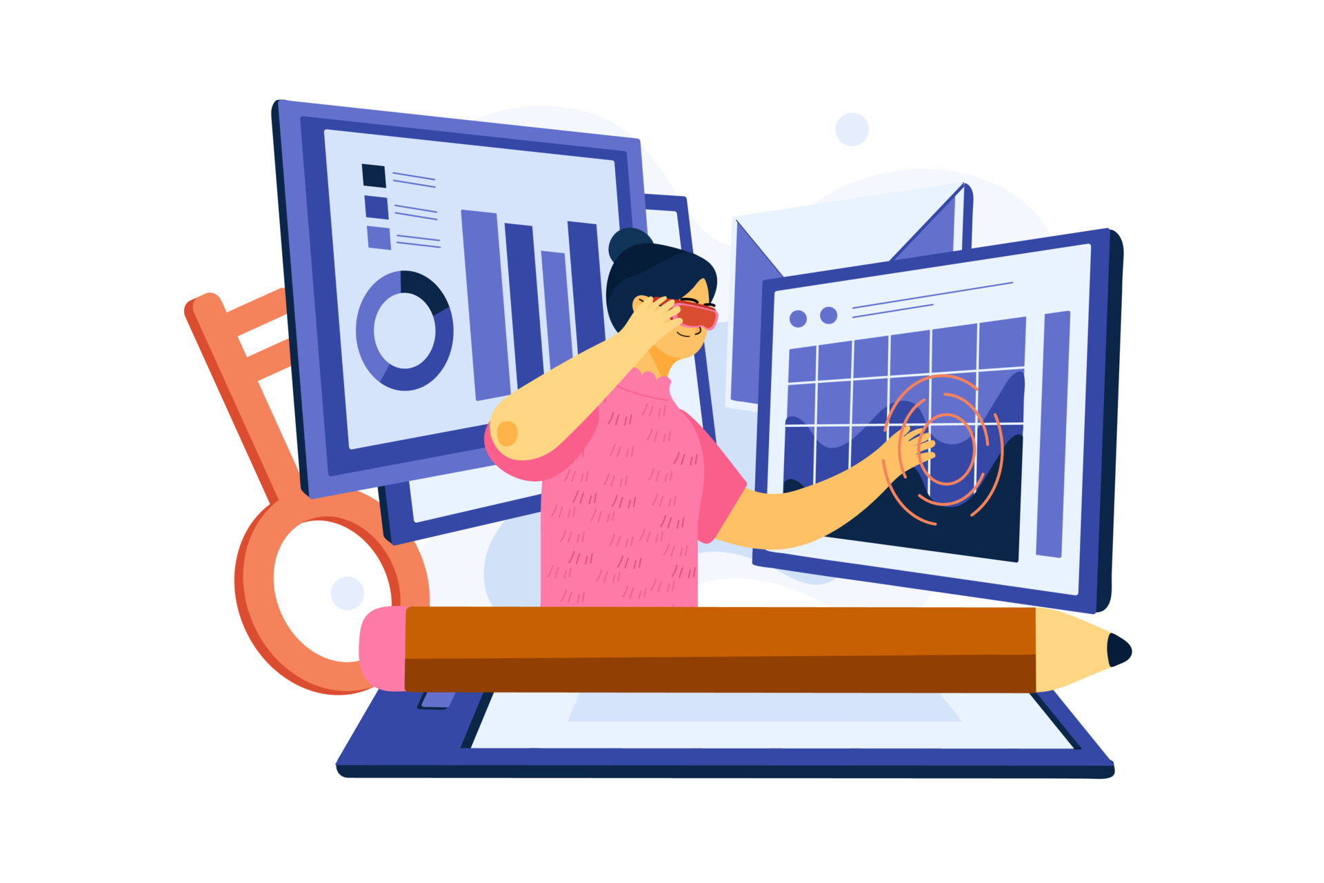 Dashboard Flat Illustrations Concept 8517160 Vector Art at Vecteezy Dashboard Flat Illustrations Concept 8517160 Vector Art at Vecteezy