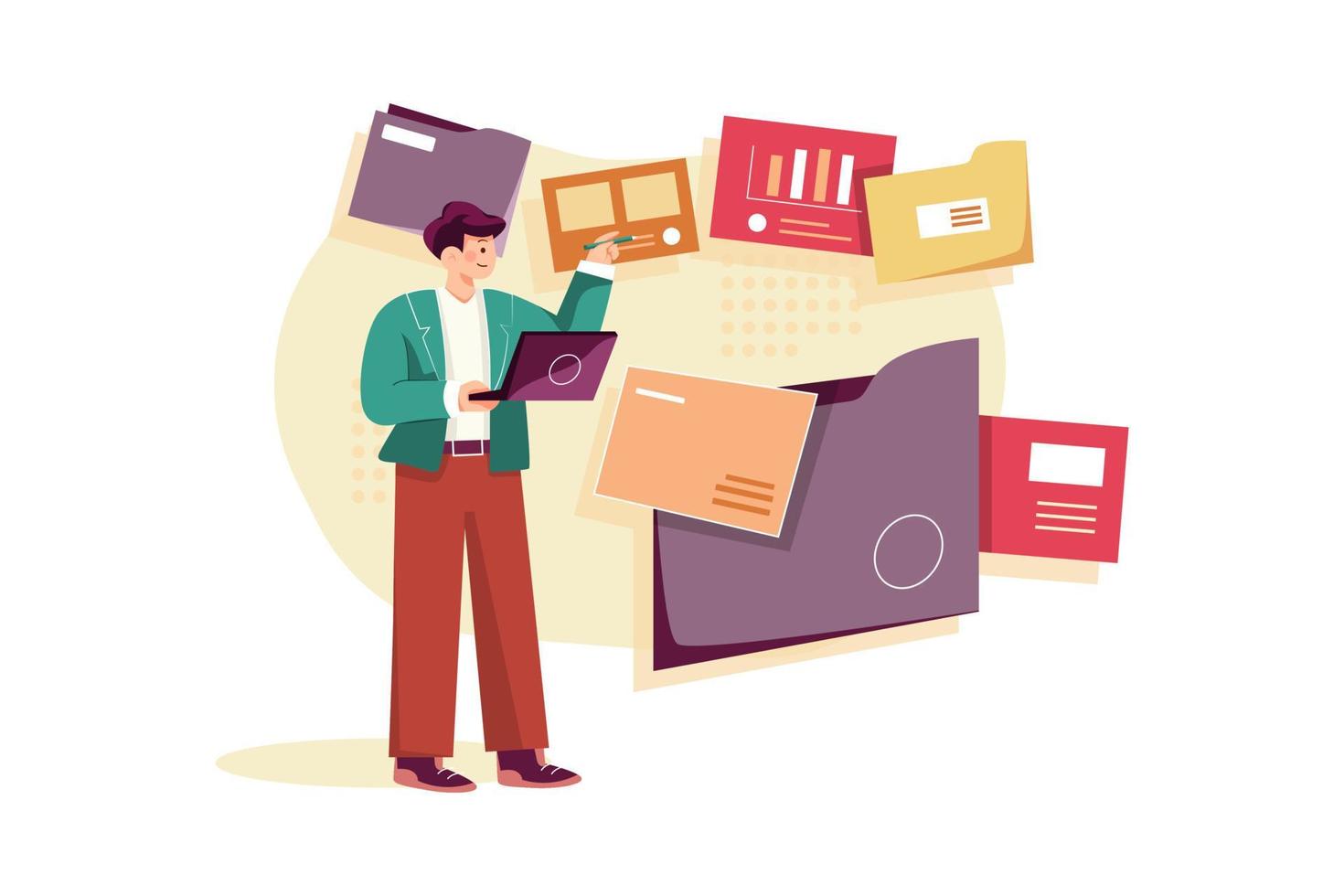 Product Documentation Flat Illustrations Concept 8518158 Vector Art at ... Product Documentation Flat Illustrations Concept 8518158 Vector Art at ...