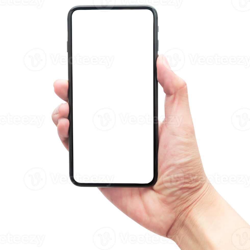 Hand holding smartphone with screen mockup 8519728 PNG Hand holding smartphone with screen mockup 8519728 PNG