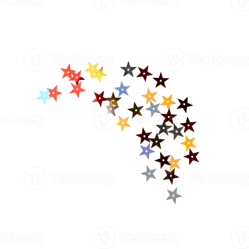 Star Confetti, Party decoration cutout, Png file 8520474 PNG