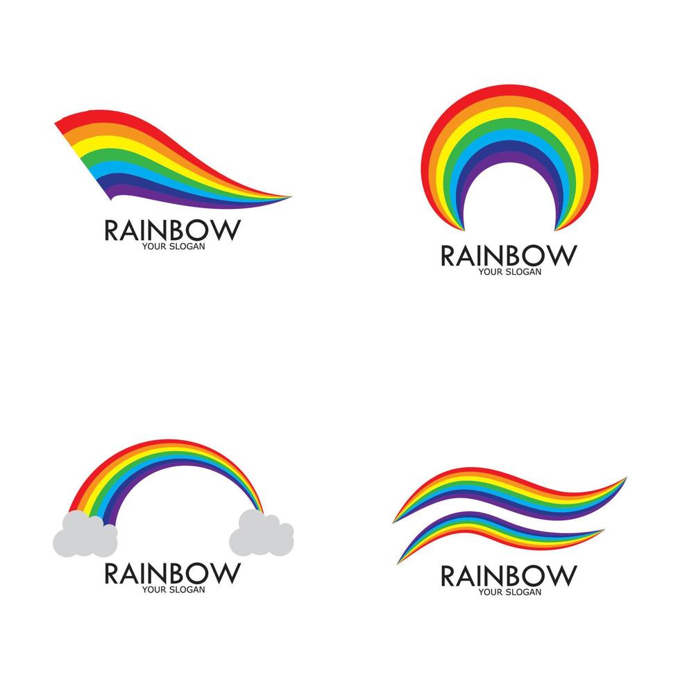 Rainbow vector icon illustration 8525259 Vector Art at Vecteezy