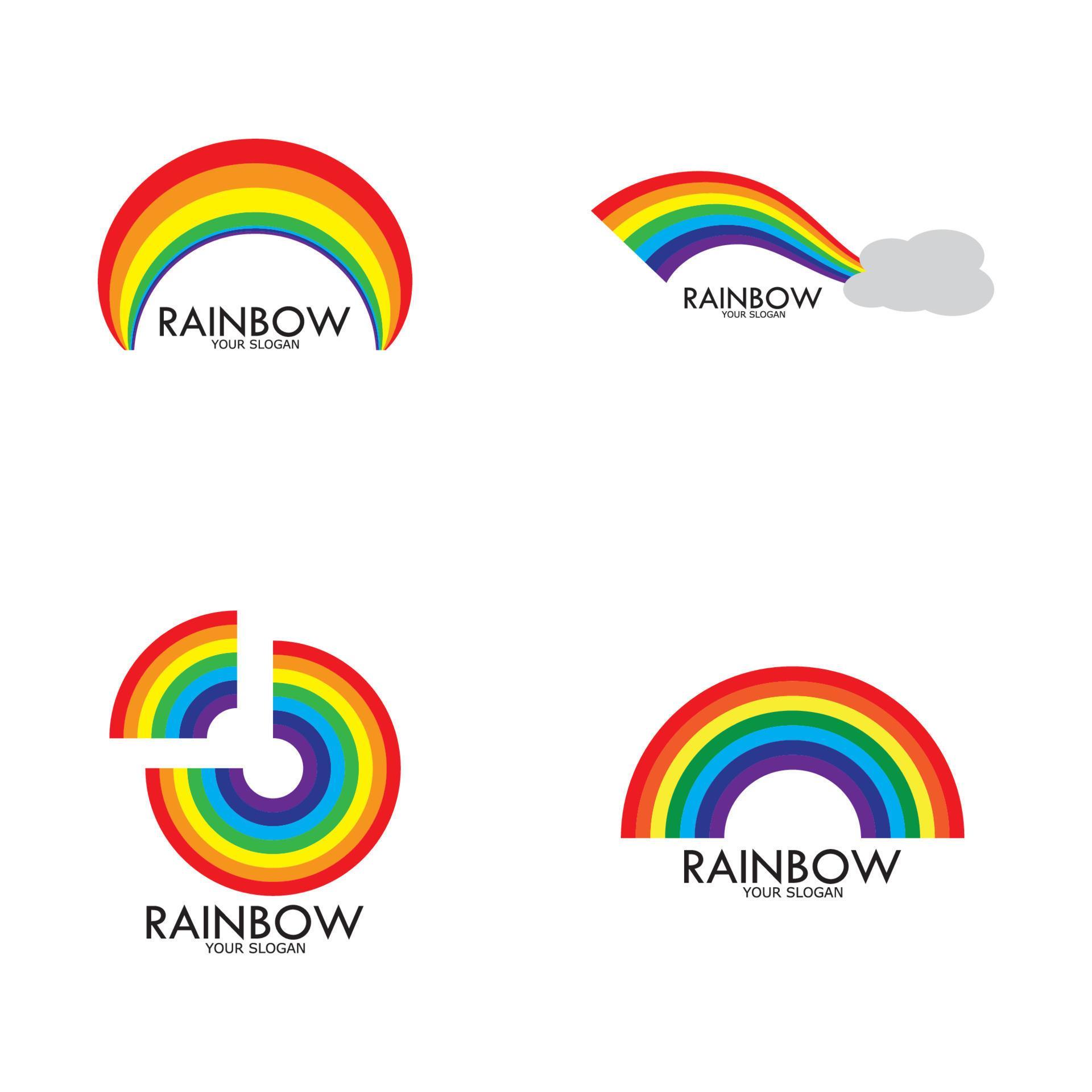 Rainbow vector icon illustration 8525307 Vector Art at Vecteezy