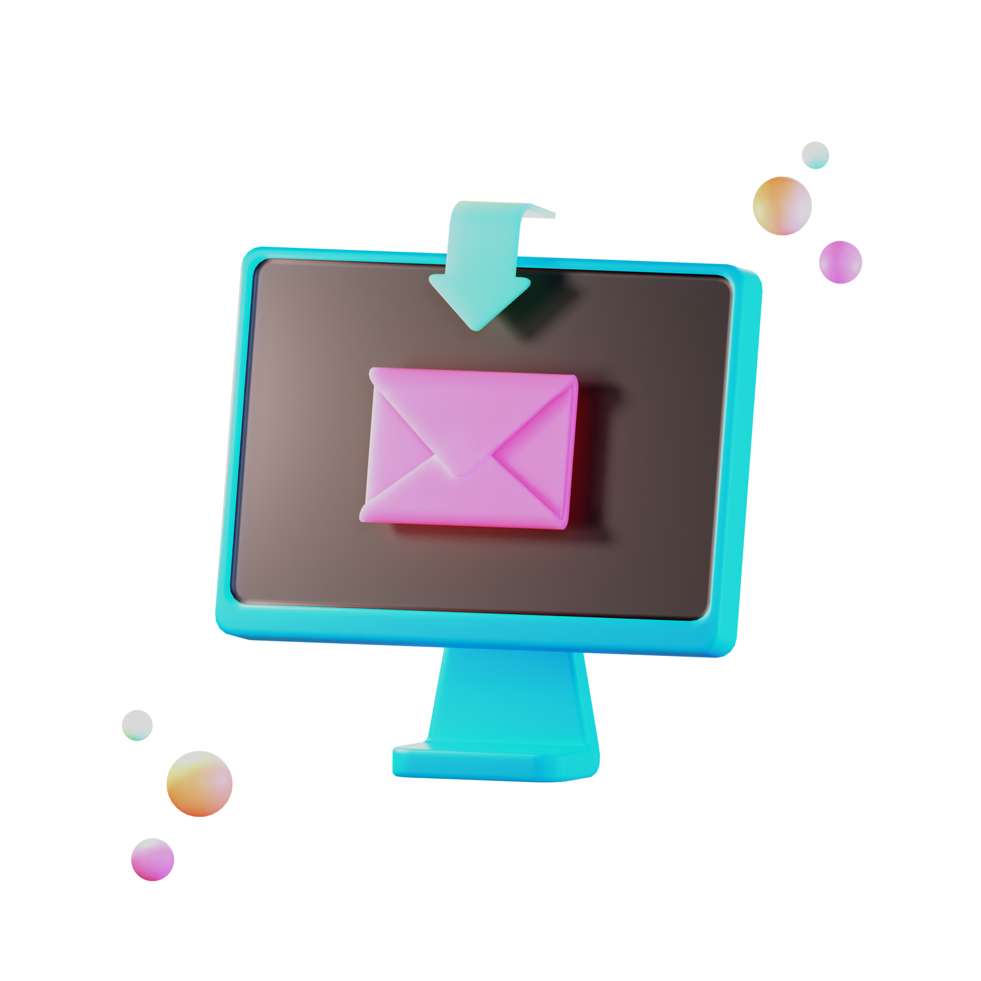 Message Receive, 3d icon Illustration 8525746 PNG Message Receive, 3d icon Illustration 8525746 PNG