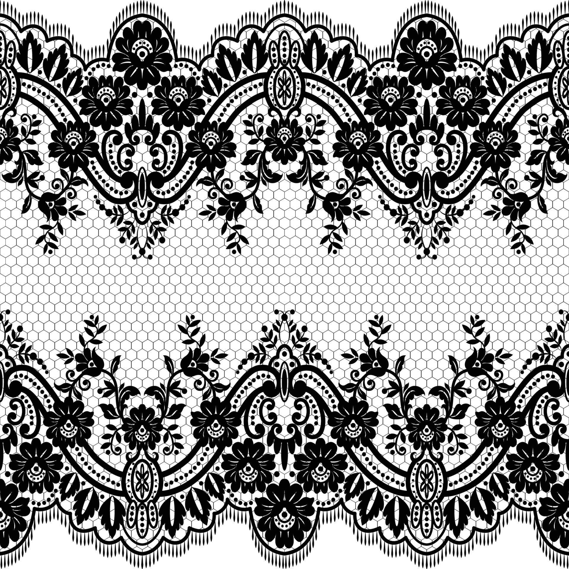 Seamless White Floral Lace Pattern 8543582 Vector Art At Vecteezy