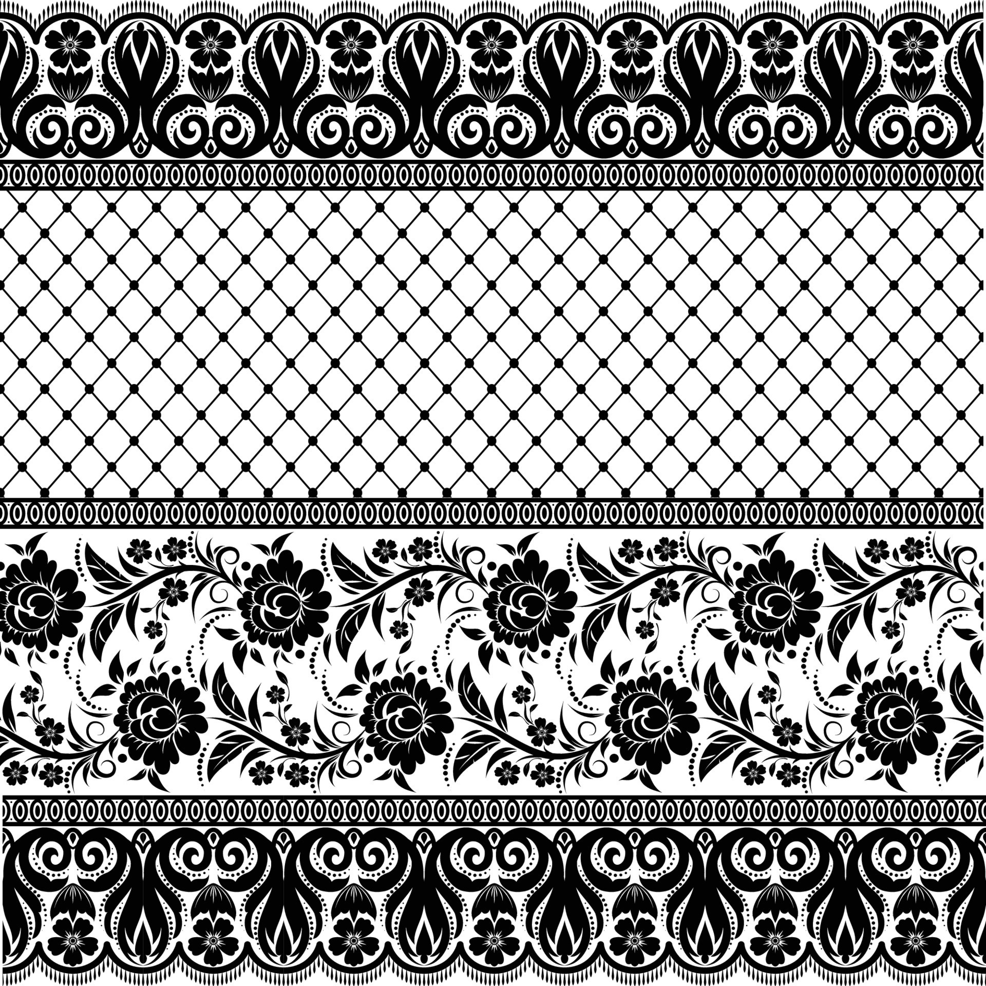 Lace vector fabric seamless pattern 8543602 Vector Art at Vecteezy