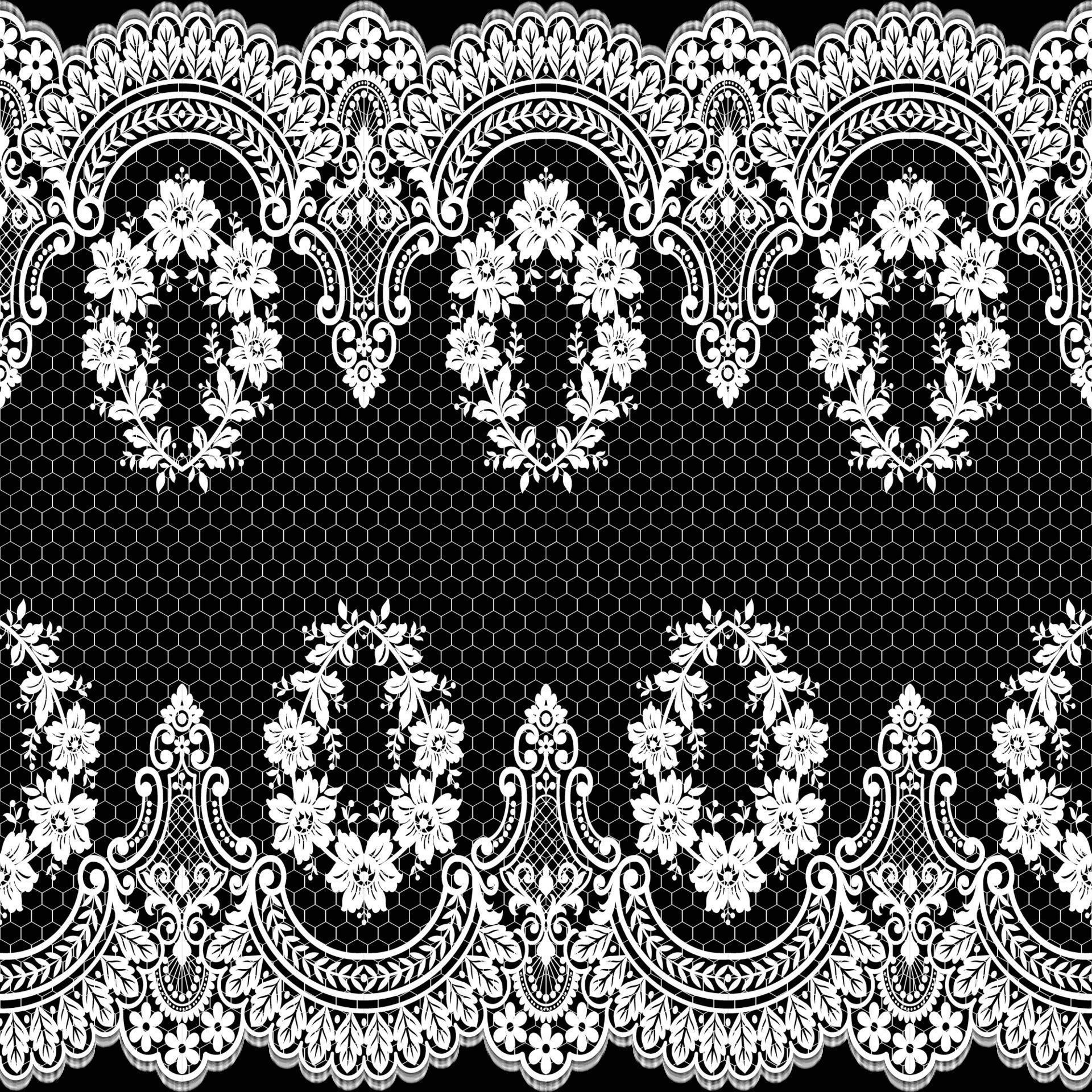 Lace seamless pattern with flowers 8543751 Vector Art at Vecteezy