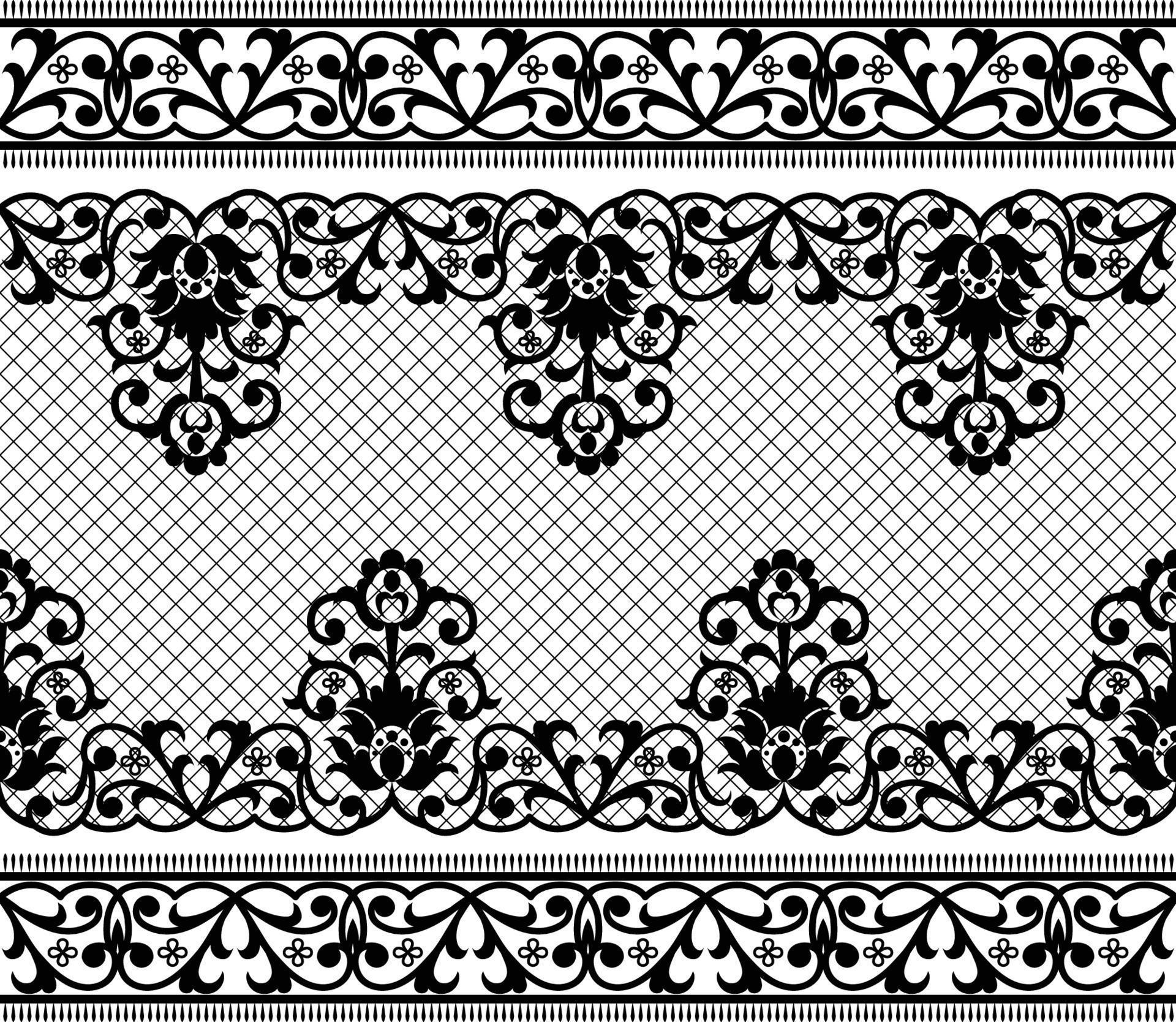 Seamless Flower Lace Pattern 8543812 Vector Art At Vecteezy