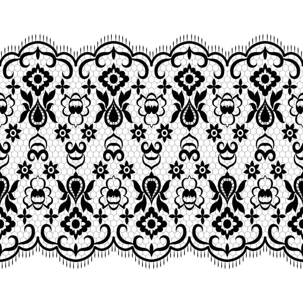 Seamless flower lace pattern 8543865 Vector Art at Vecteezy
