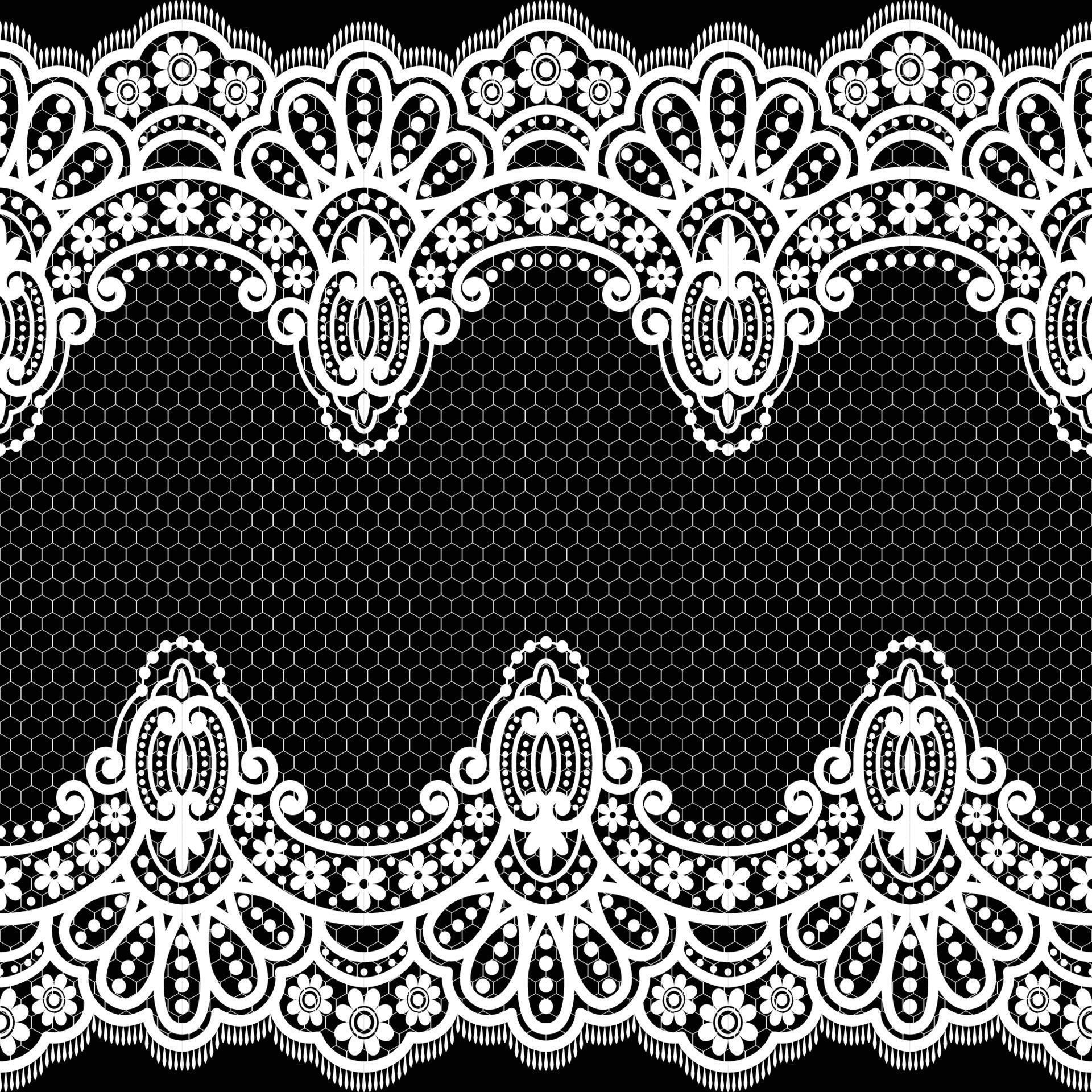 Seamless White Floral Lace Pattern 8543875 Vector Art At Vecteezy