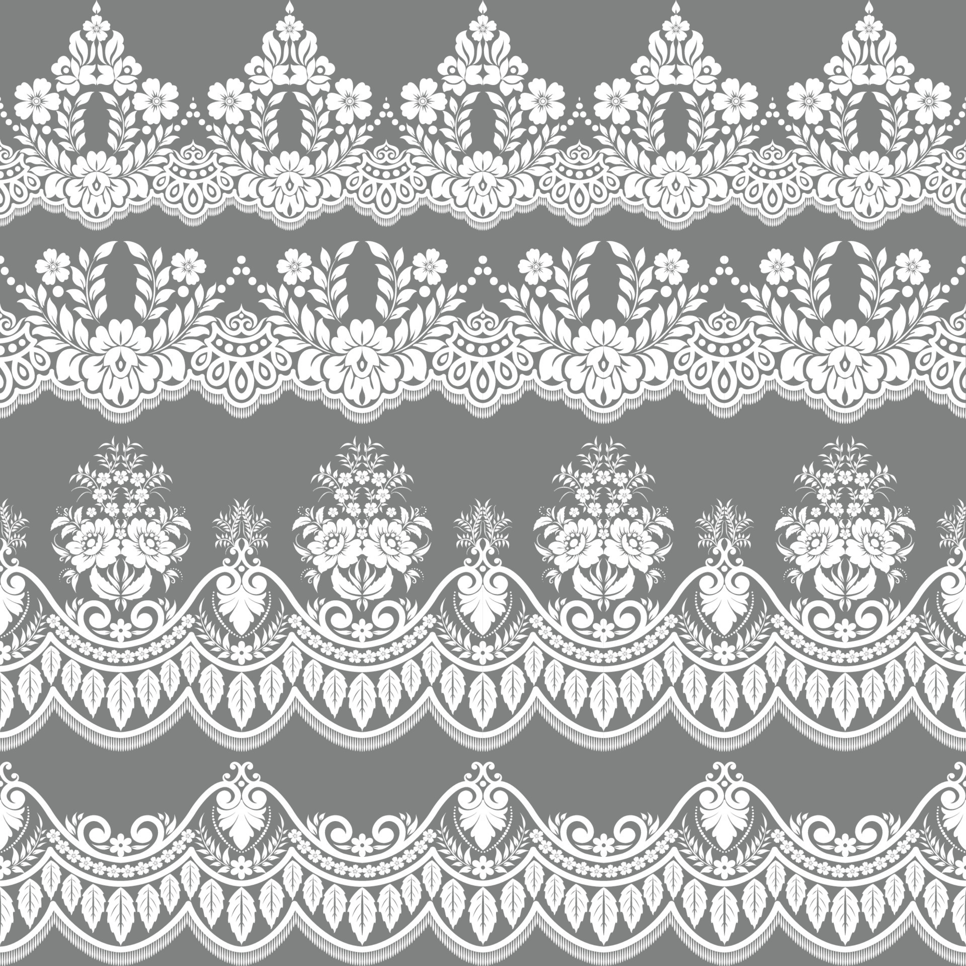 Lace Borders. Vertical Seamless Pattern. 8543879 Vector Art at Vecteezy