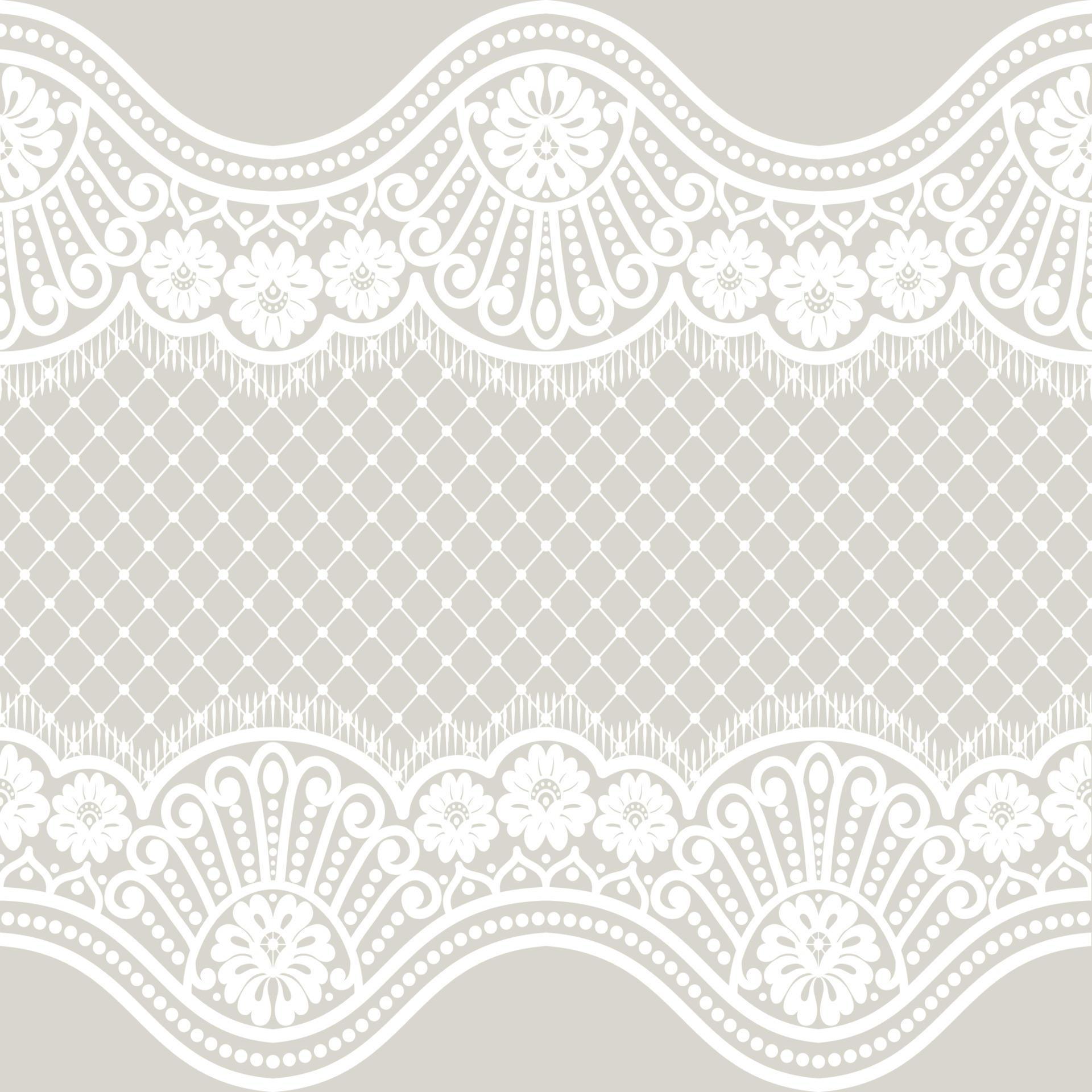 Seamless White Floral Lace Pattern 8544072 Vector Art At Vecteezy