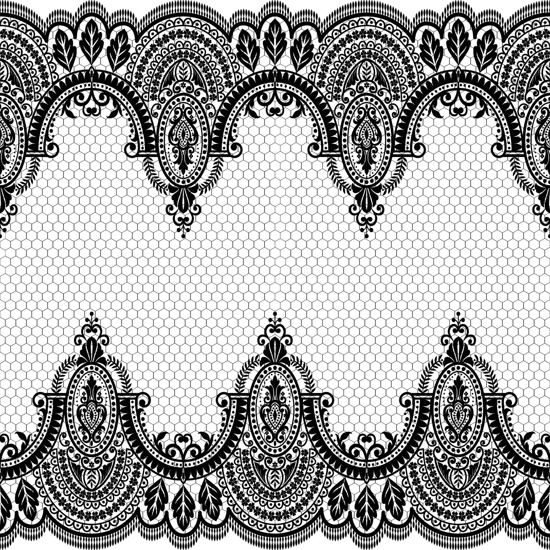 Lace seamless pattern with flowers 8544150 Vector Art at Vecteezy