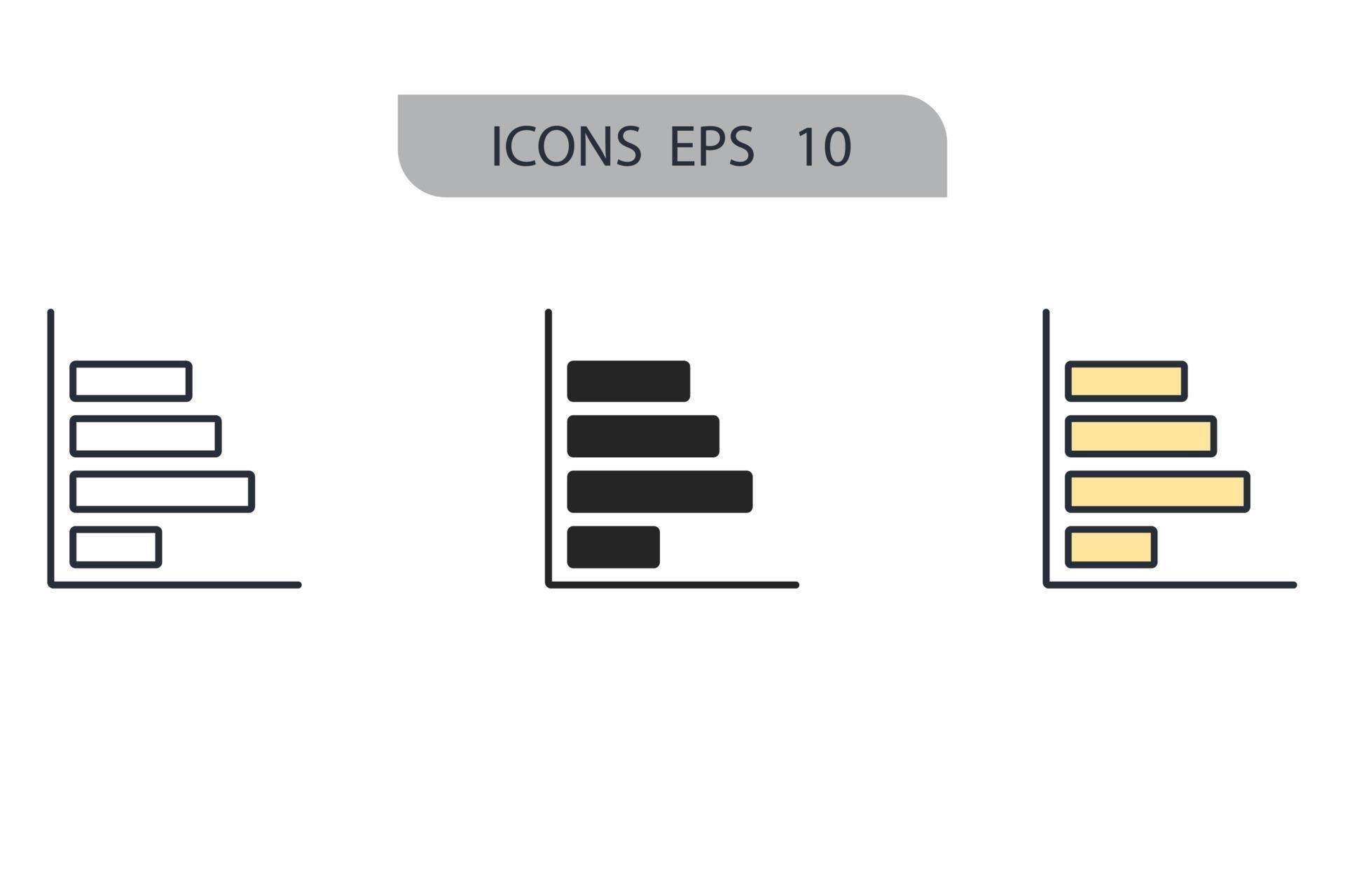 diagrams icons symbol vector elements for infographic web 8546039 ...