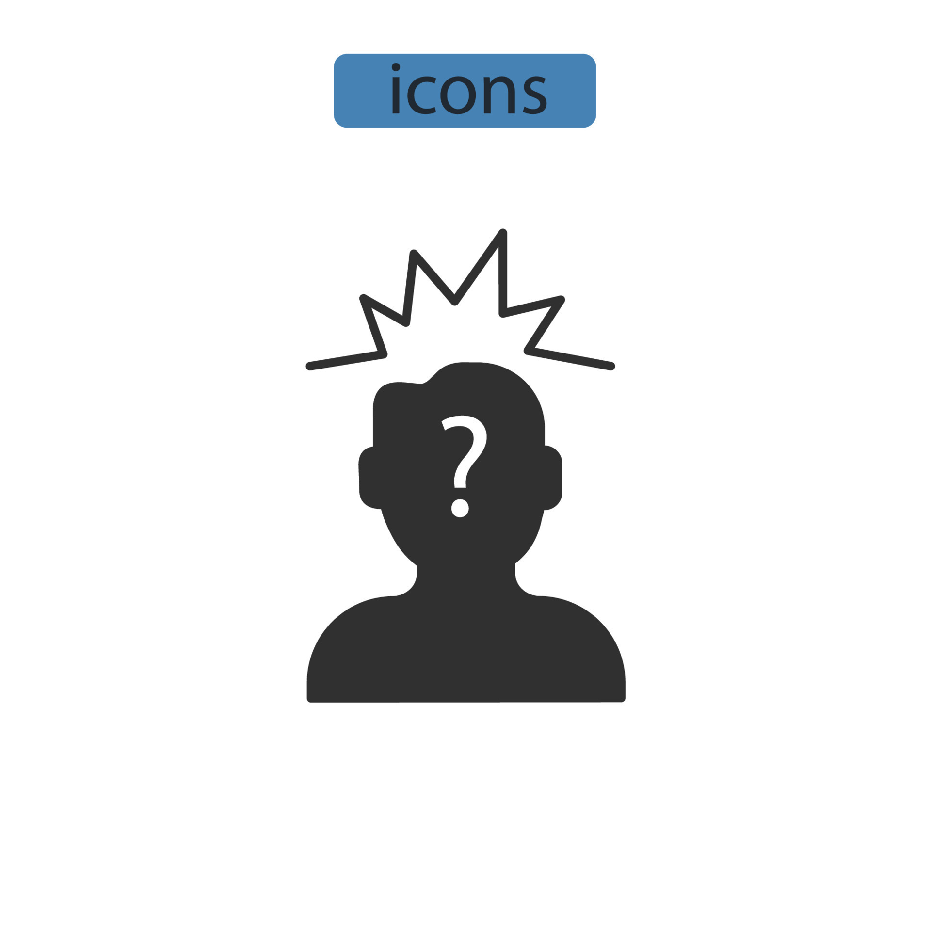 problem icons symbol vector elements for infographic web 8546082 Vector ...