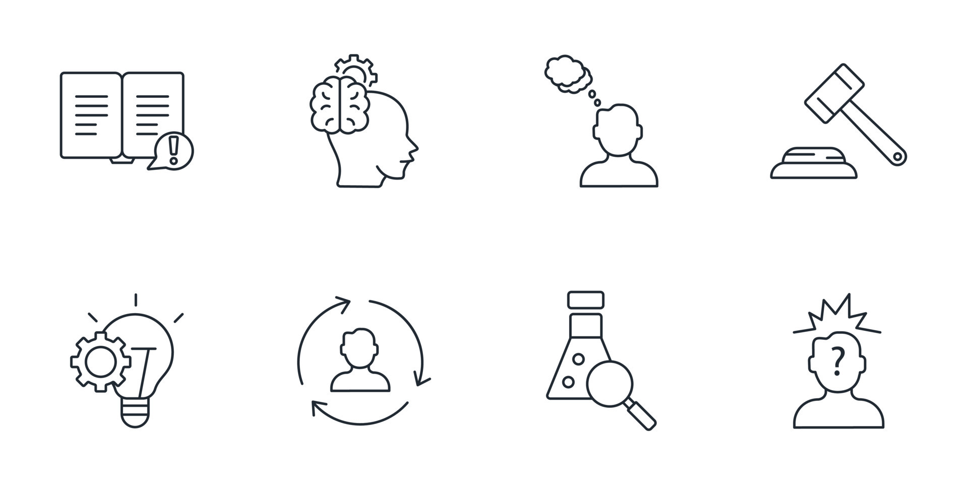 Critical thinking icons set . Critical thinking pack symbol vector ... Critical thinking icons set . Critical thinking pack symbol vector ...
